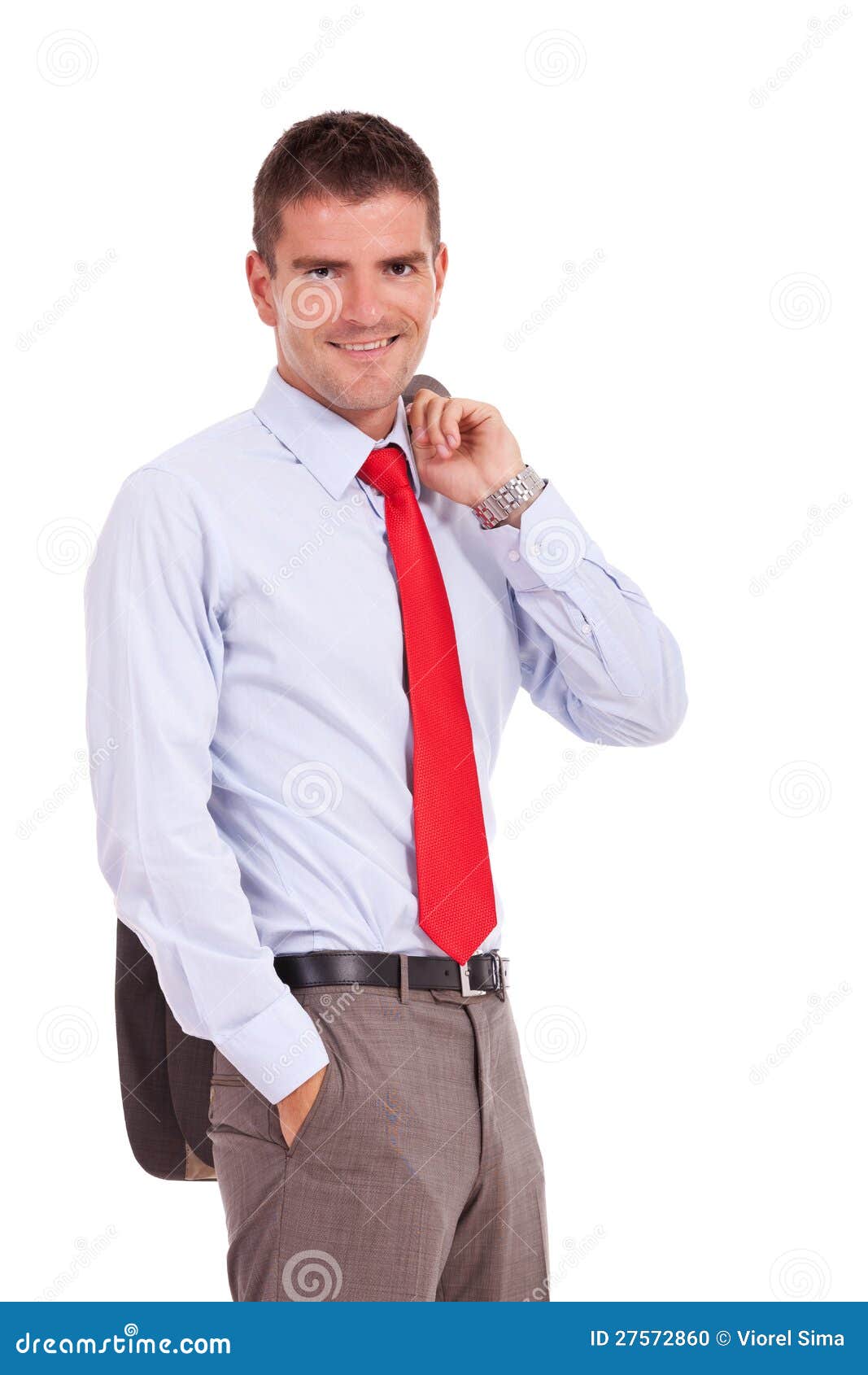 Business Man Holding Jacket Over Shoulder Royalty-Free Stock Image ... Business Man Holding Jacket Over Shoulder Royalty-Free Stock Image ...