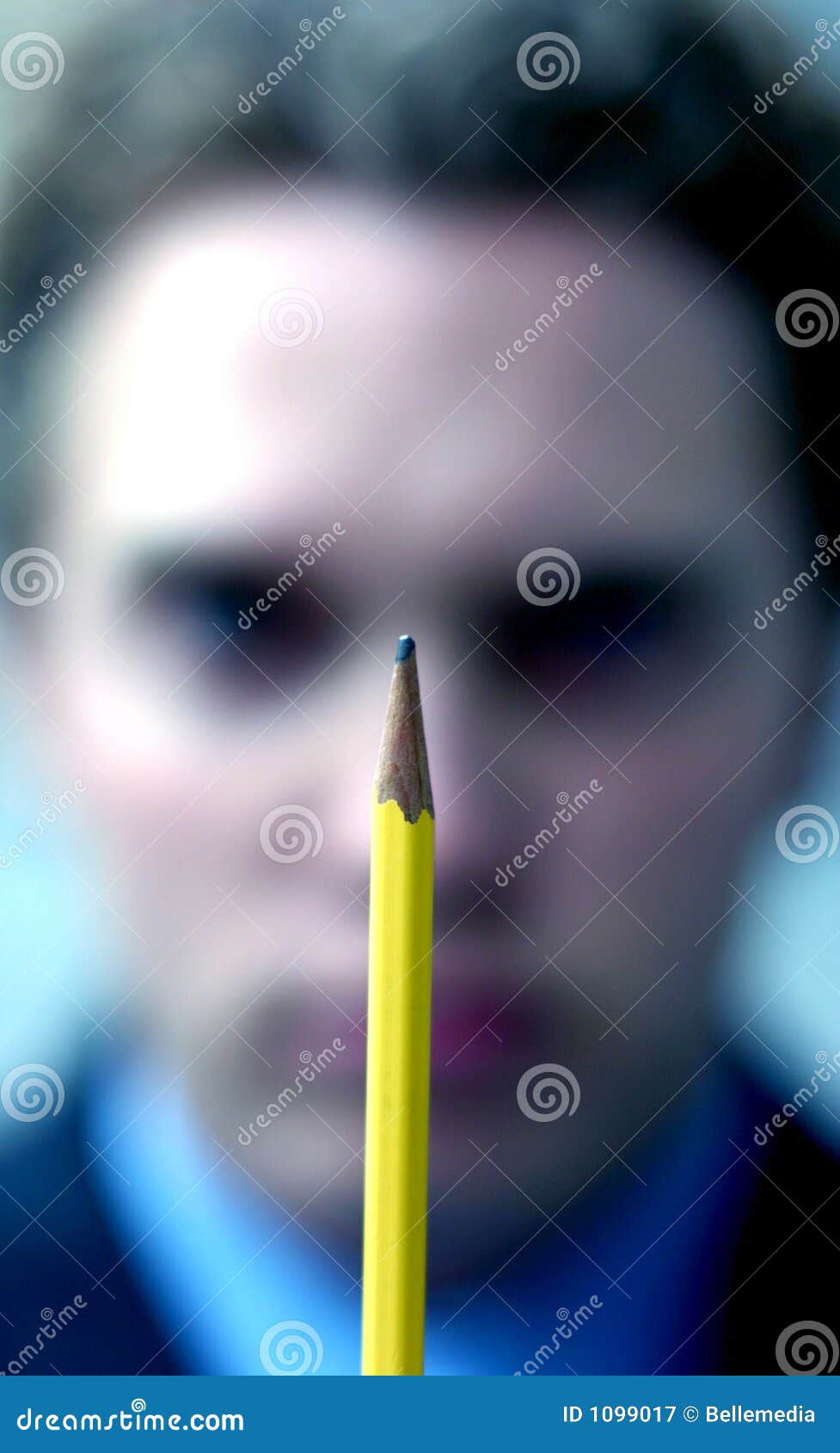 Business Man Holding Pencil Stock Image - Image of boss, competition ...