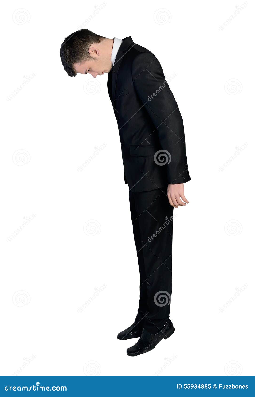 Business Man Hook on Something Stock Image - Image of manager, person ...