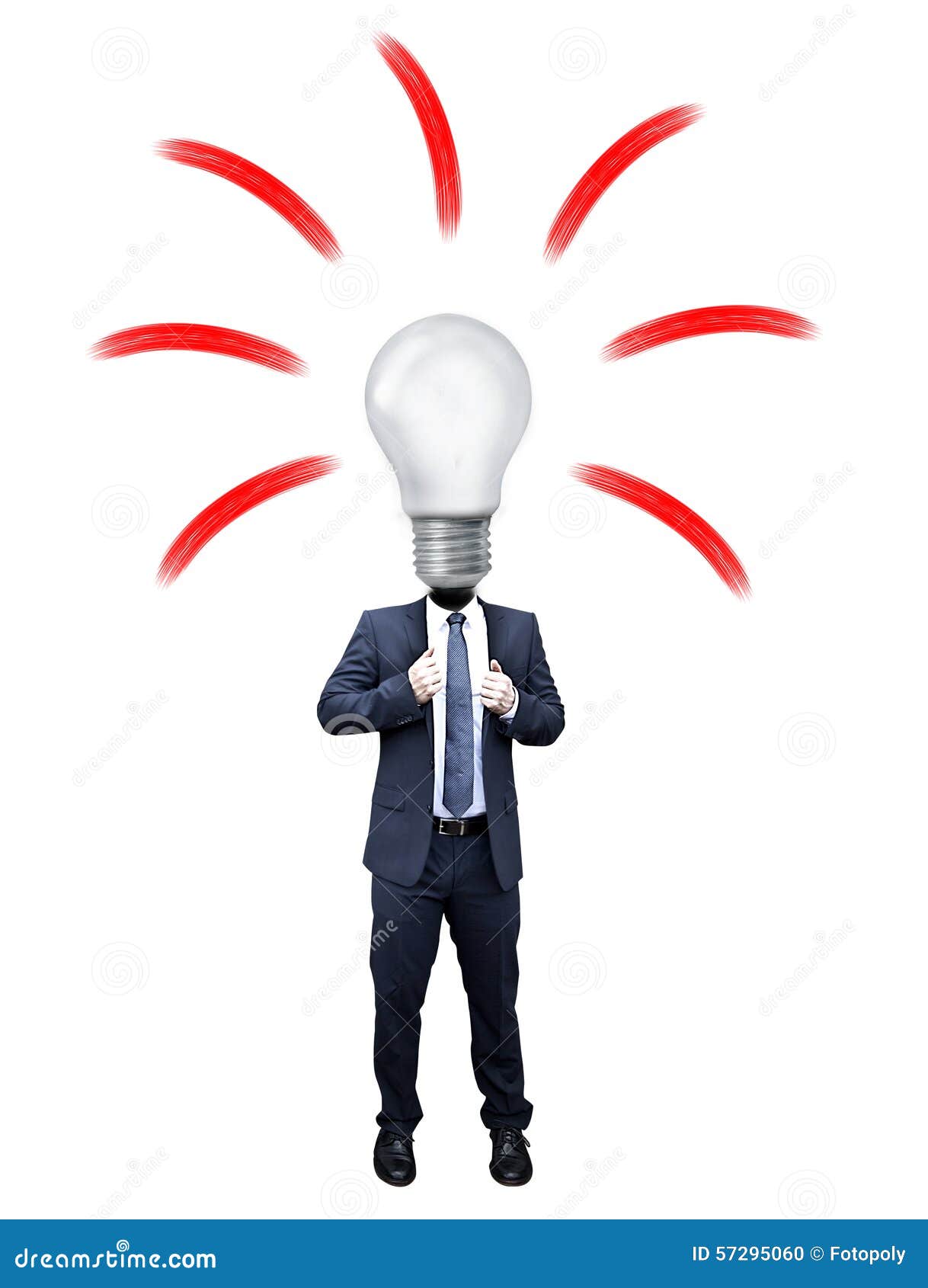 Business Man Idea stock photo. Image of performance, business - 57295060