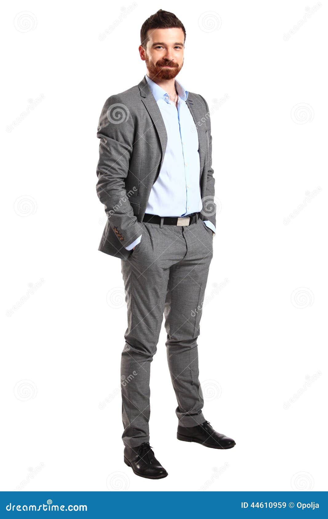 Business Man Isolated on White Stock Image - Image of adult, person ...