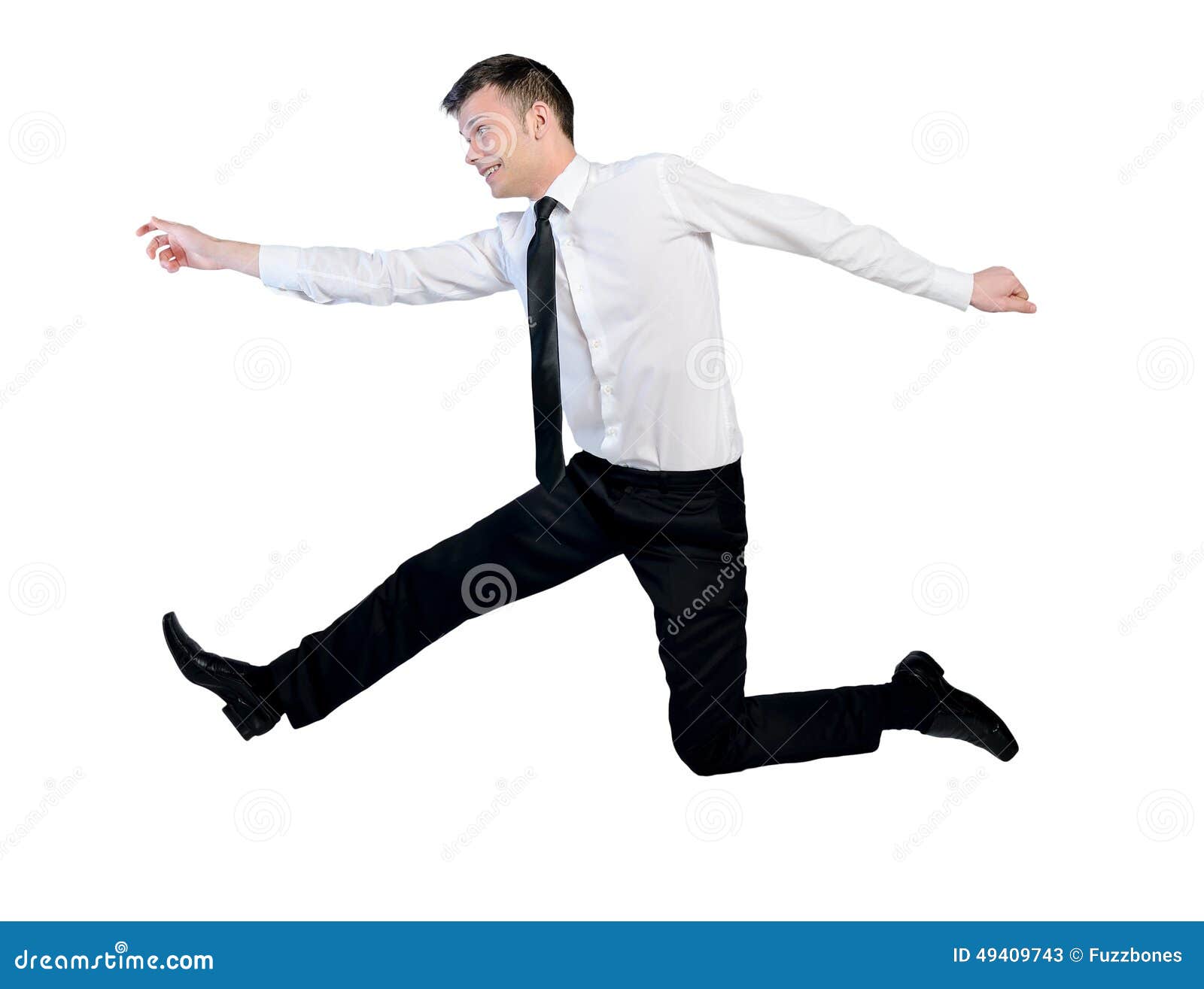 Business man jump stock image. Image of isolated, male - 49409743