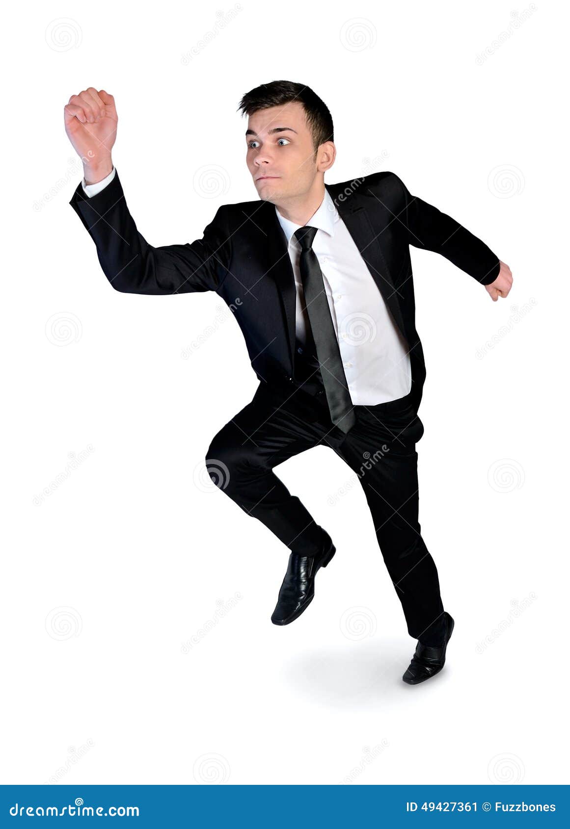 Business man jump stock image. Image of employee, confident - 49427361