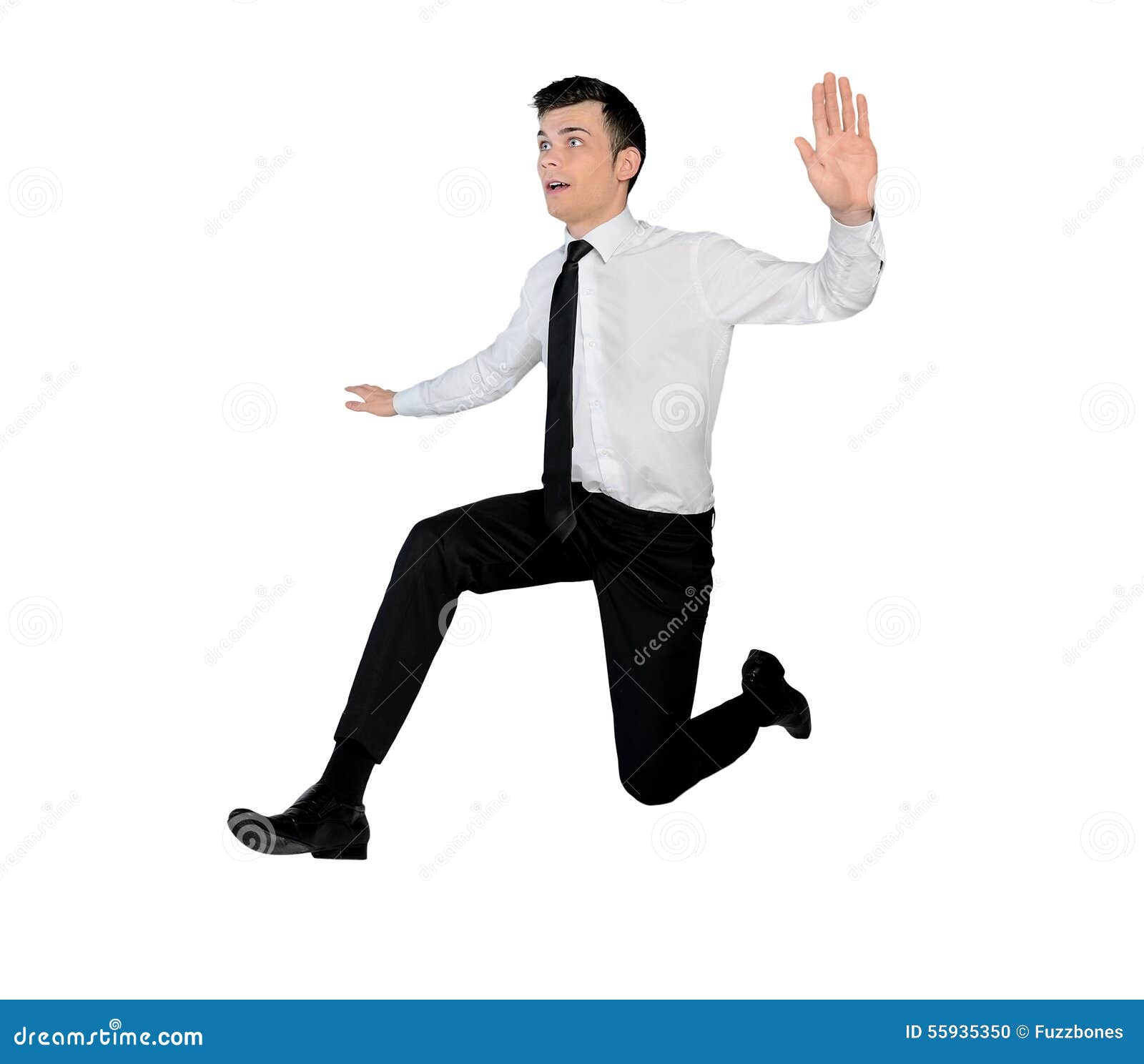 Business man jump side stock photo. Image of race, boss - 55935350