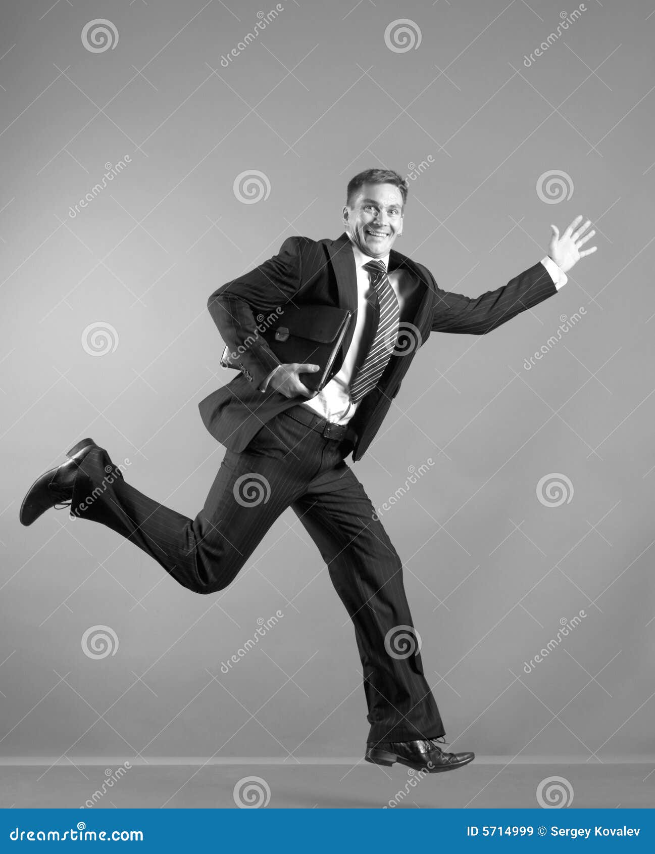 Business man jumping stock image. Image of fast, hurry - 5714999