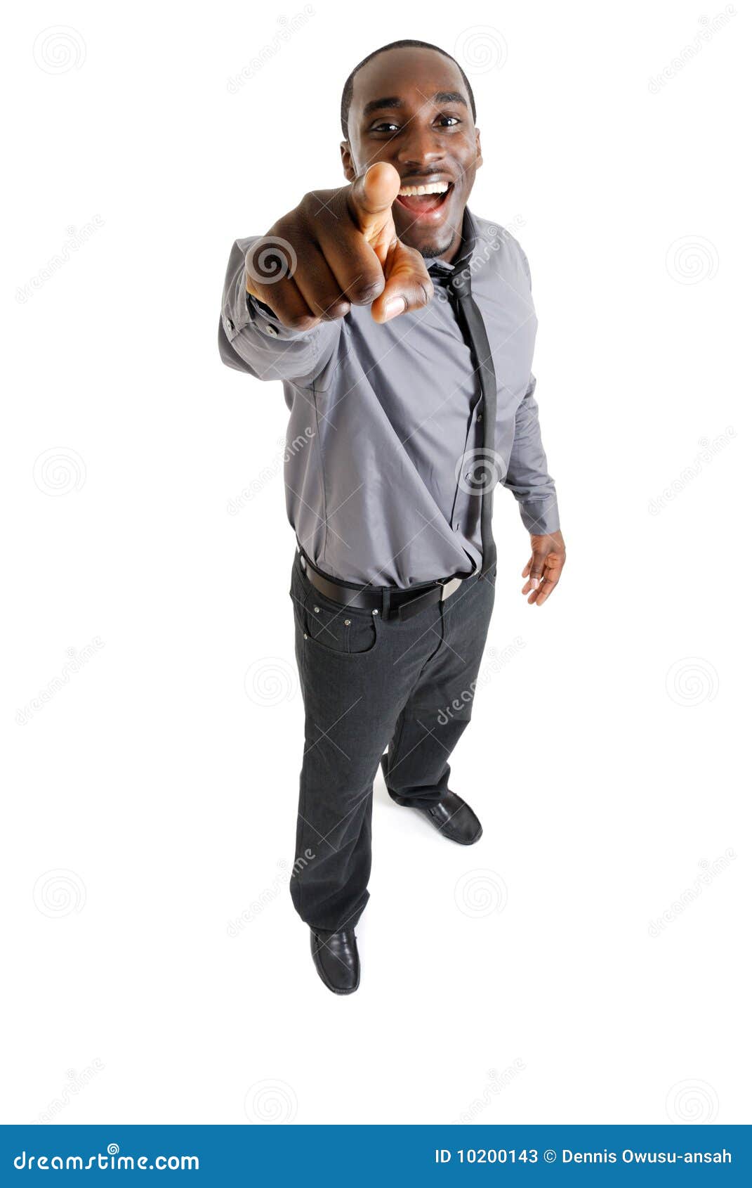 Business Man Laughing and Pointing Stock Image - Image of male, black ...