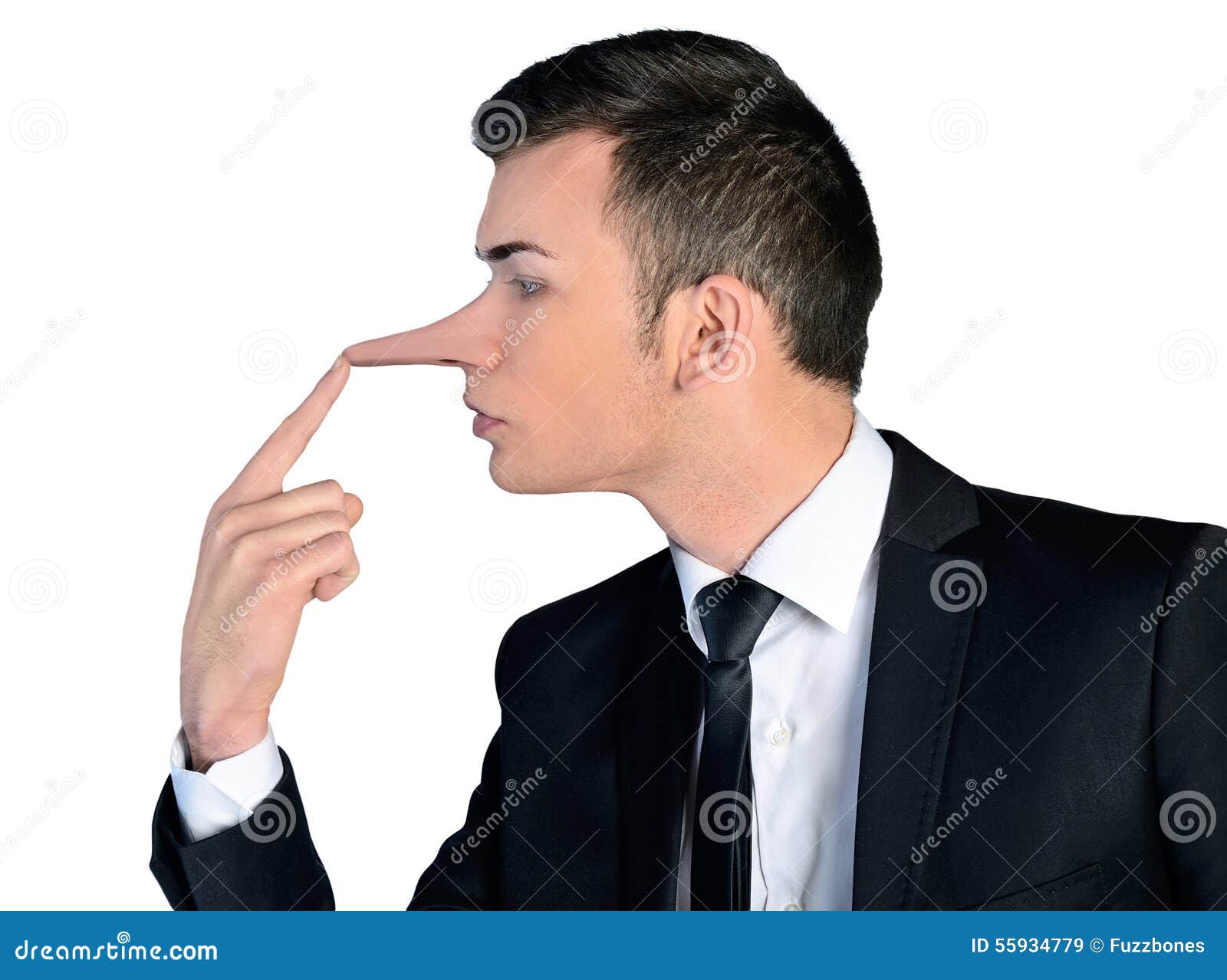 Business man liar concept stock image. Image of copy - 55934779