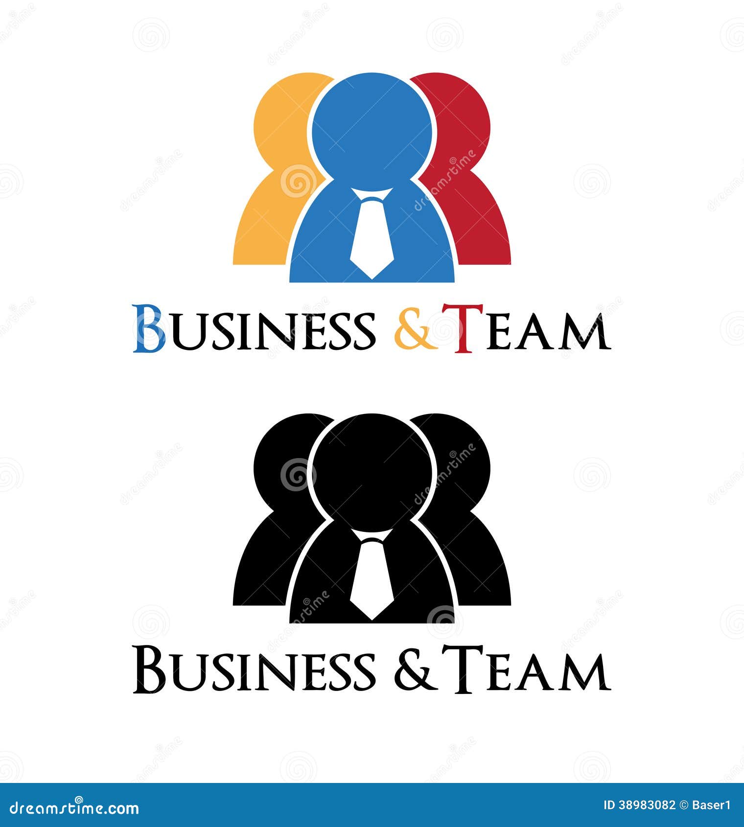 Business man logo stock vector. Illustration of communication - 38983082