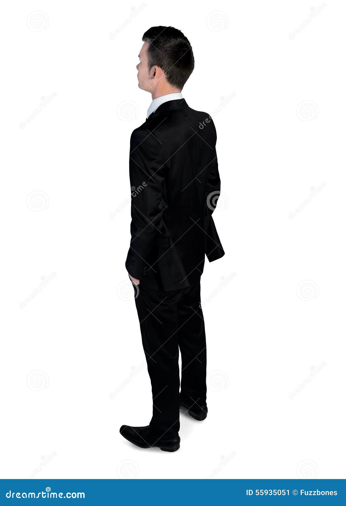 Business man looking back stock image. Image of manager - 55935051