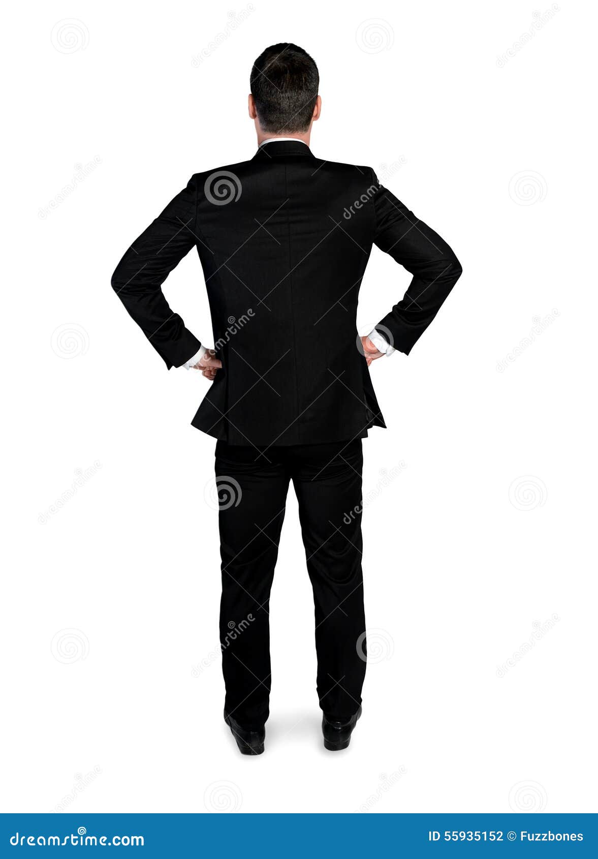 Business man looking back stock photo. Image of rear - 55935152