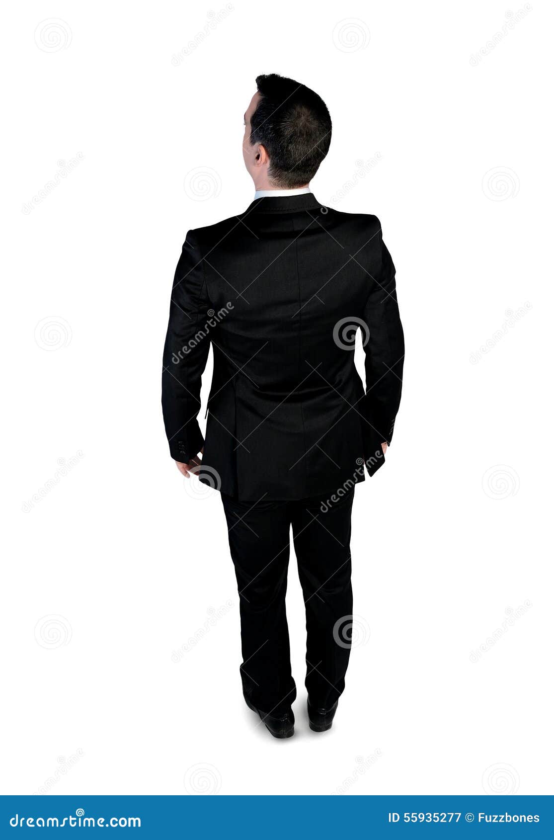 Business man looking back stock image. Image of alone - 55935277