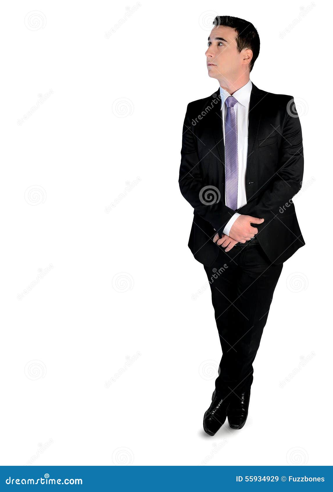 Business Man Looking Corner Stock Image - Image of adult, professional ...