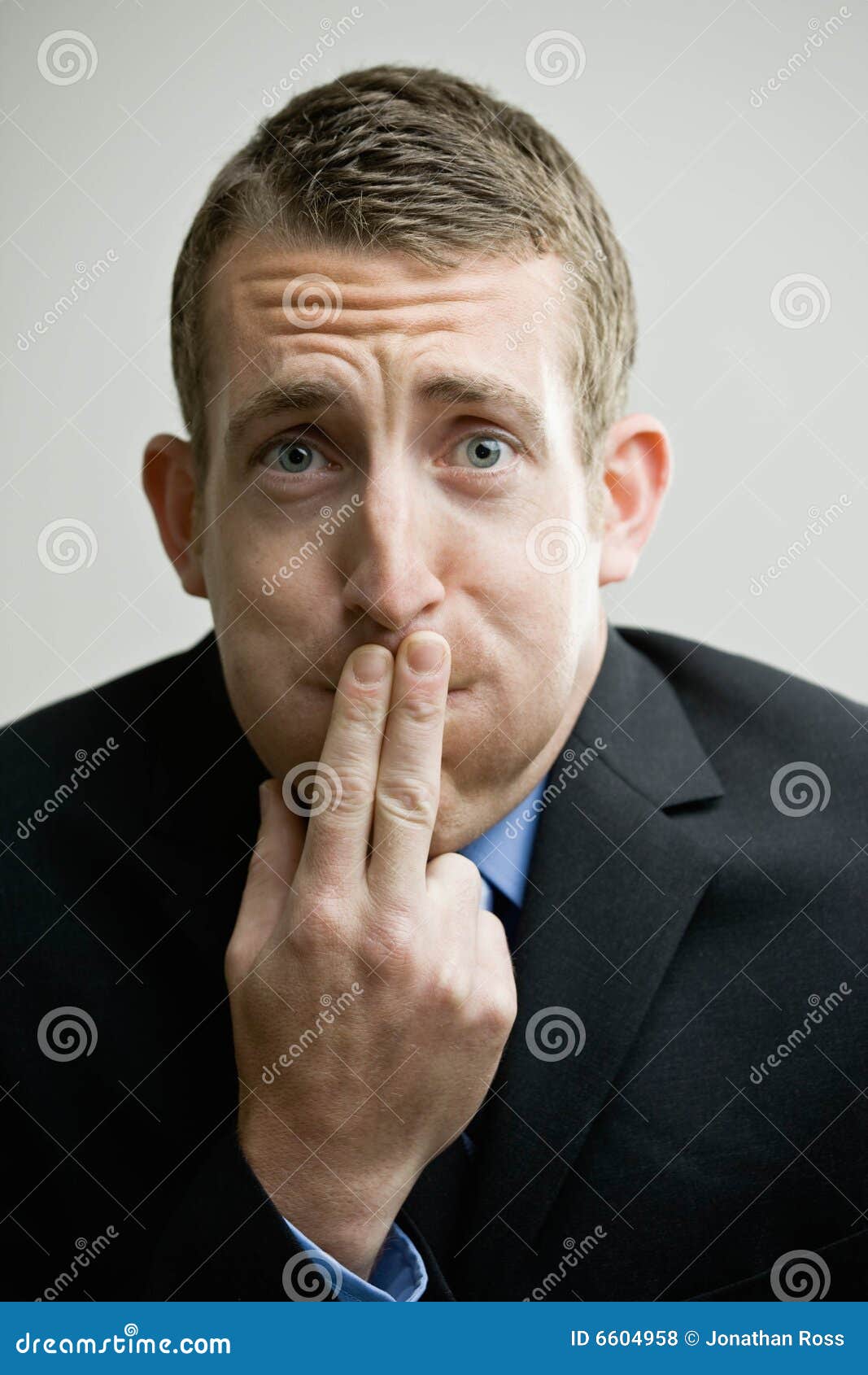 Business man looking ill stock photo. Image of businessman - 6604958