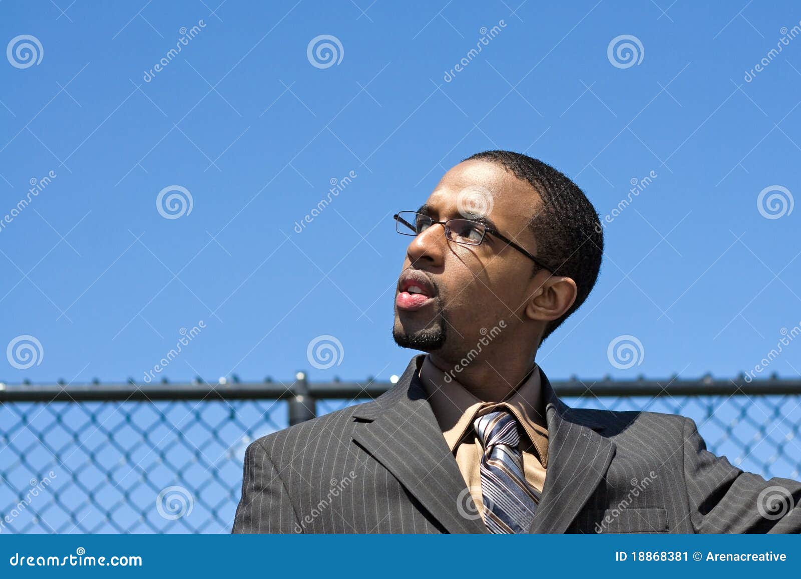 Business Man Looking Left stock image. Image of face - 18868381