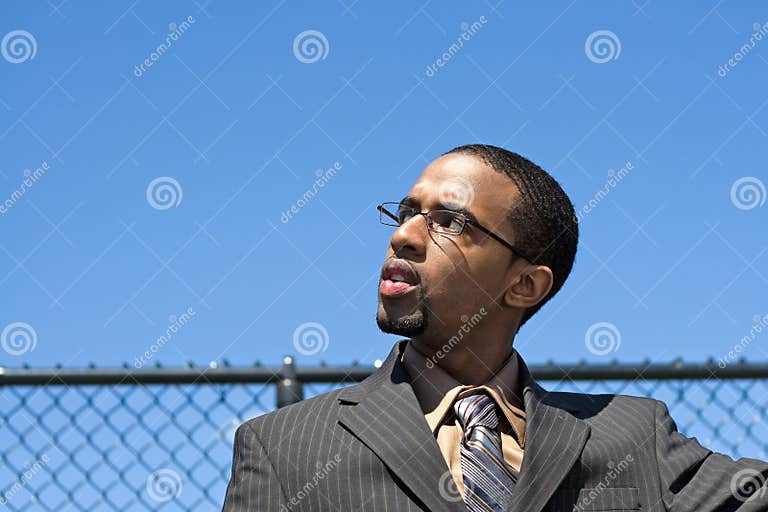 Business Man Looking Left stock image. Image of face - 18868381