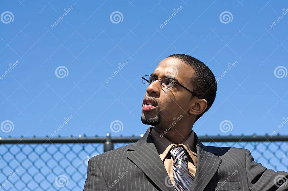 Business Man Looking Left stock image. Image of face - 18868381