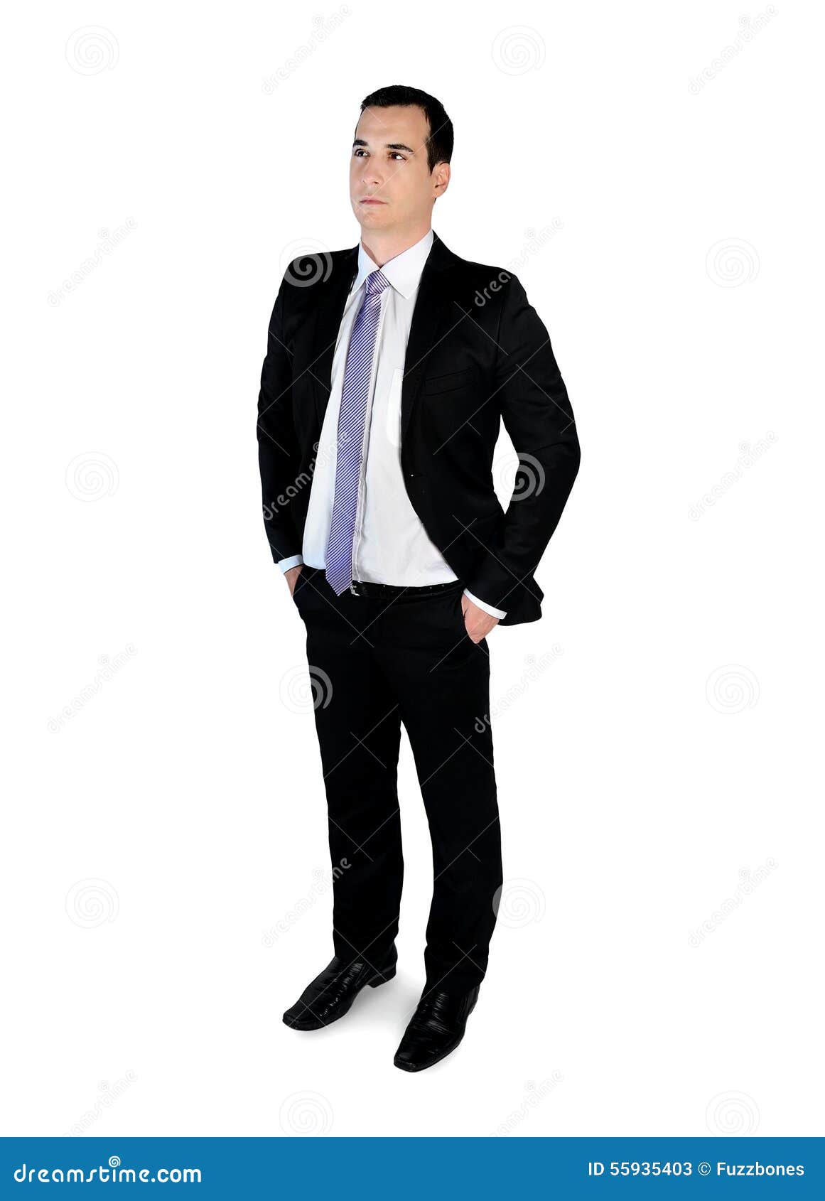 Business man looking up stock image. Image of adult, serious - 55935403