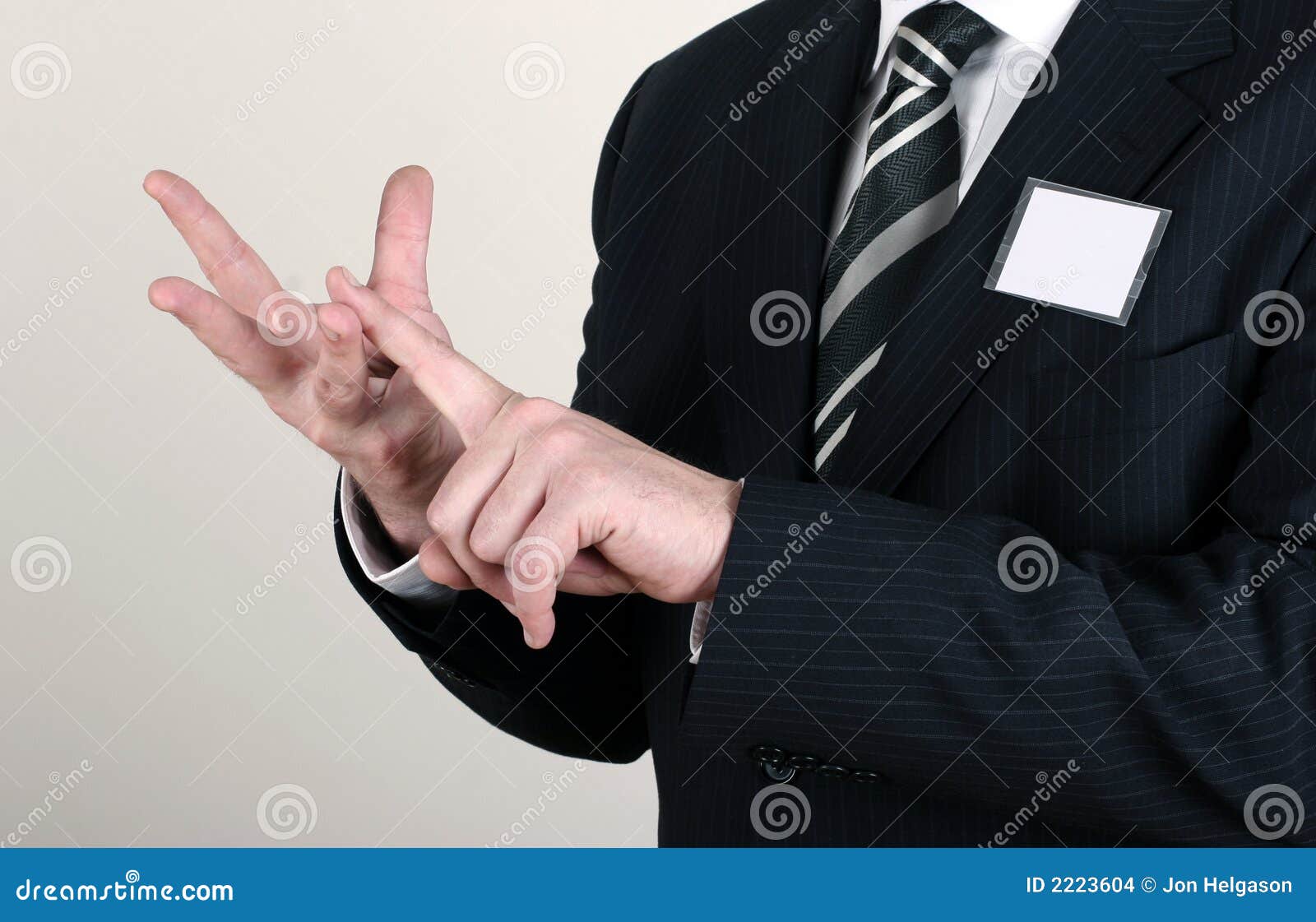 Business Man Making a Point Stock Photo - Image of career, blank: 2223604