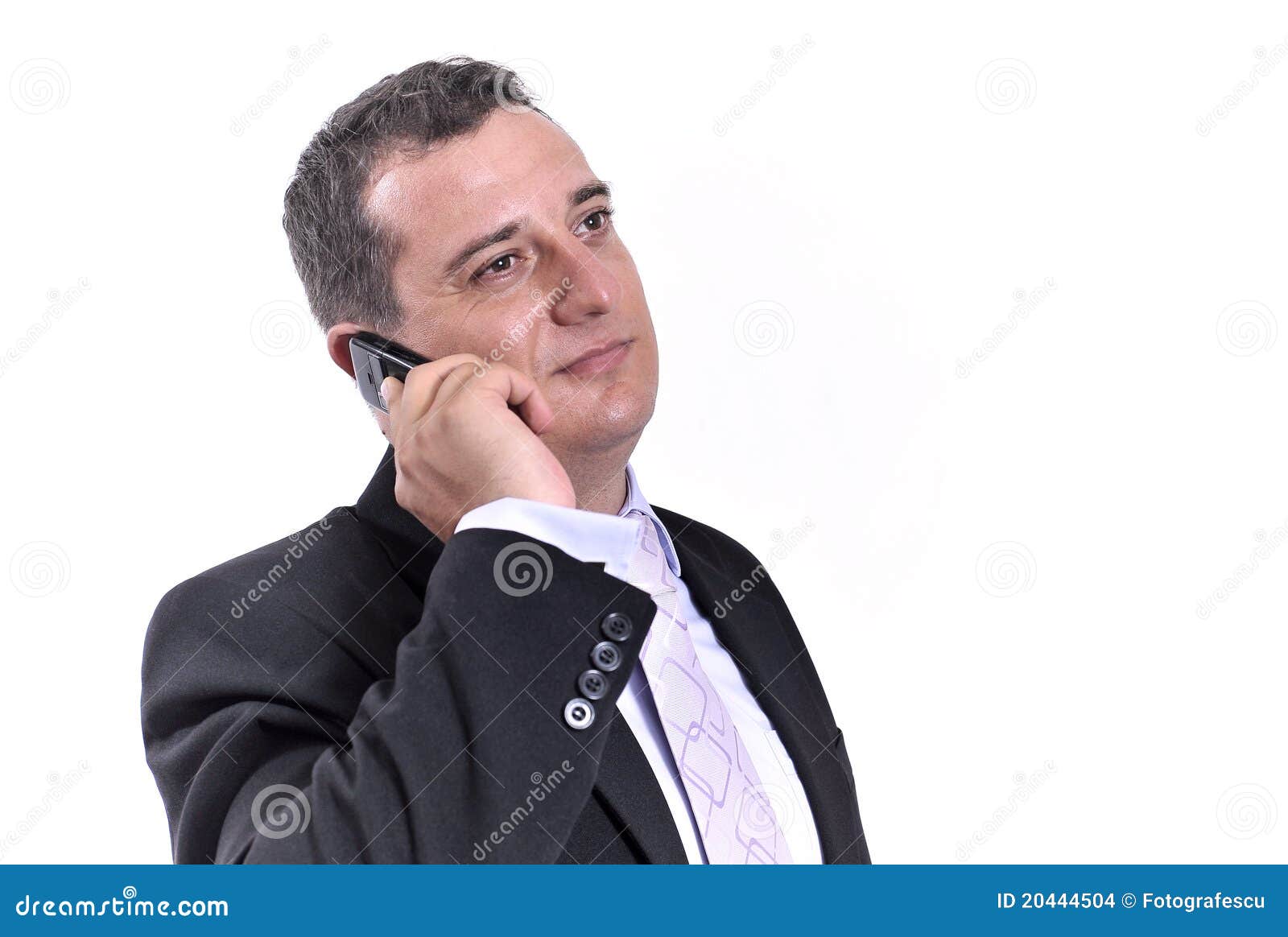Business Man with a Mobile Phone Stock Photo - Image of background ...