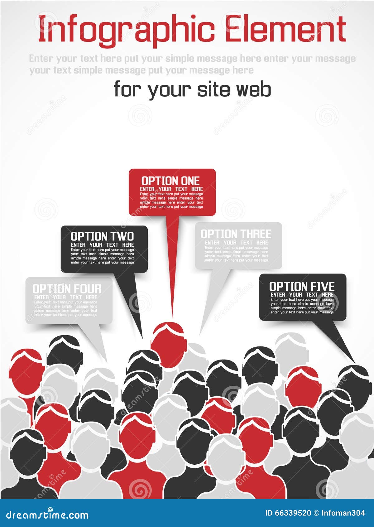 Business Man Modern Infographic Stock Vector - Illustration of concept ...