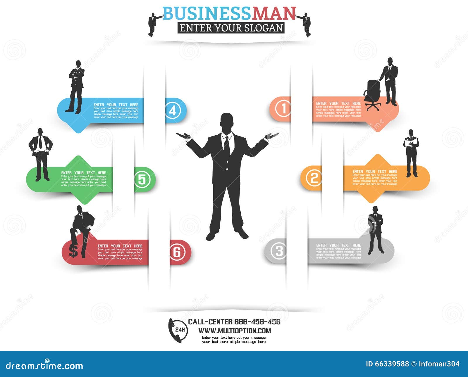 Business Man Modern Infographic Stock Vector - Illustration of japanese ...