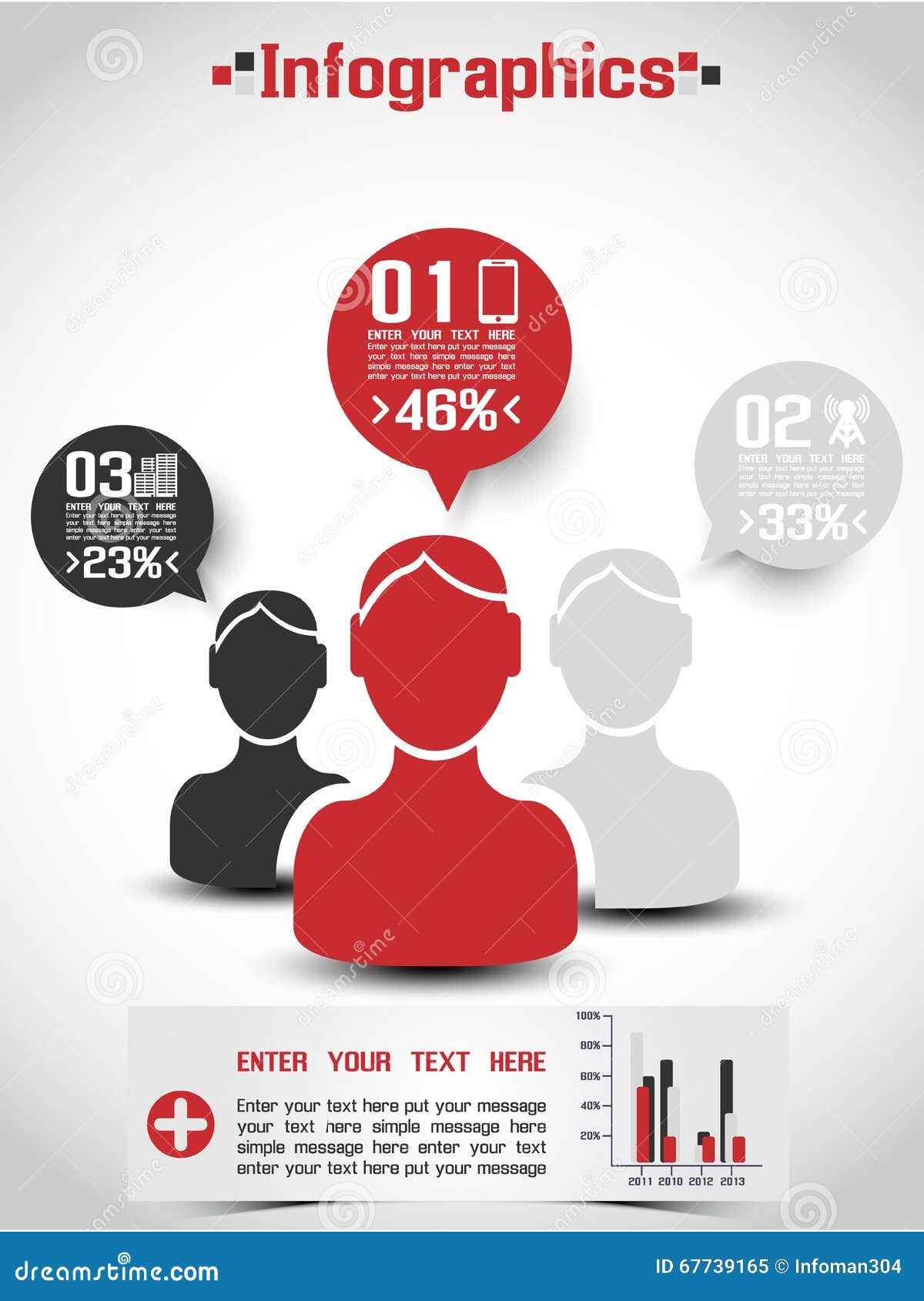 Business Man Modern Infographic Stock Vector - Illustration of elements ...