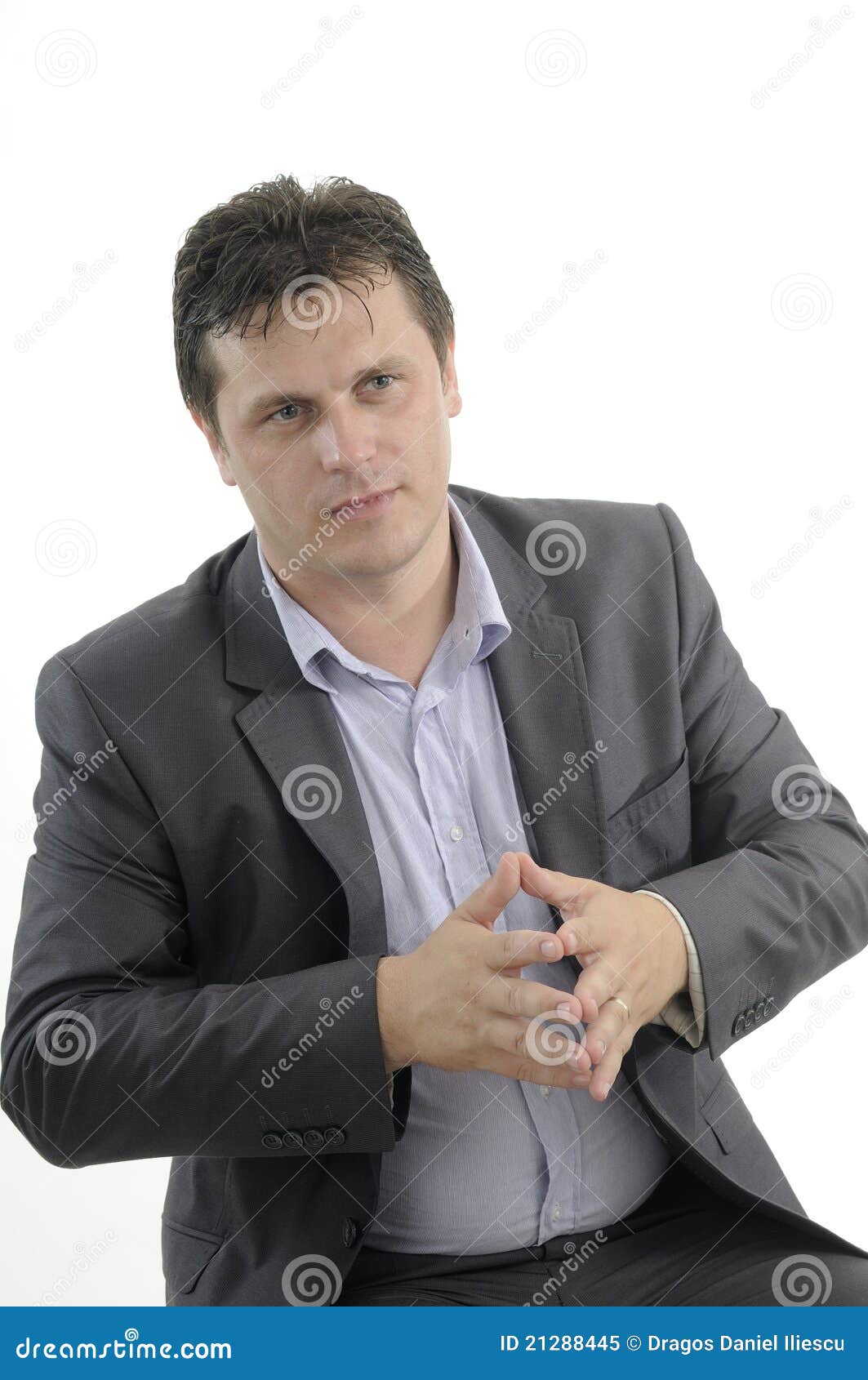 Business man negotiating stock image. Image of chief - 21288445