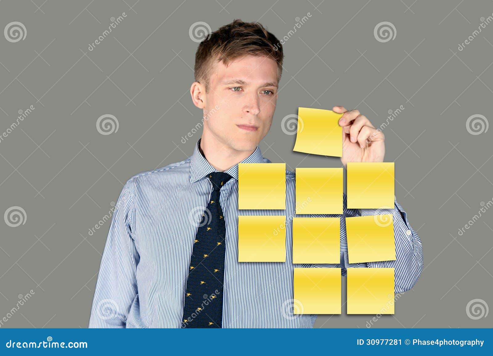 Business man notes stock image. Image of concept, hand - 30977281