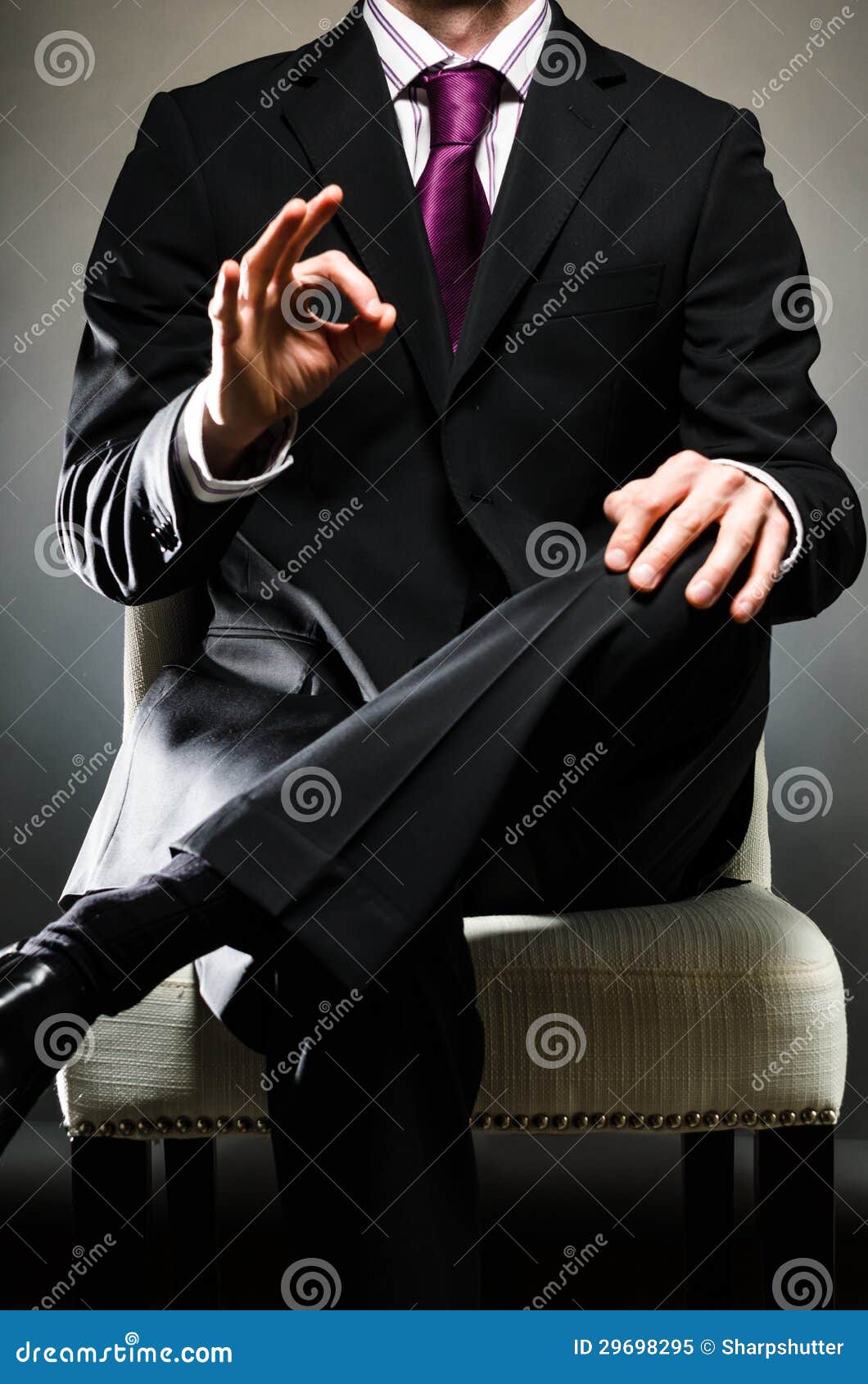 Business Man O.K. stock image. Image of boss, handshake - 29698295
