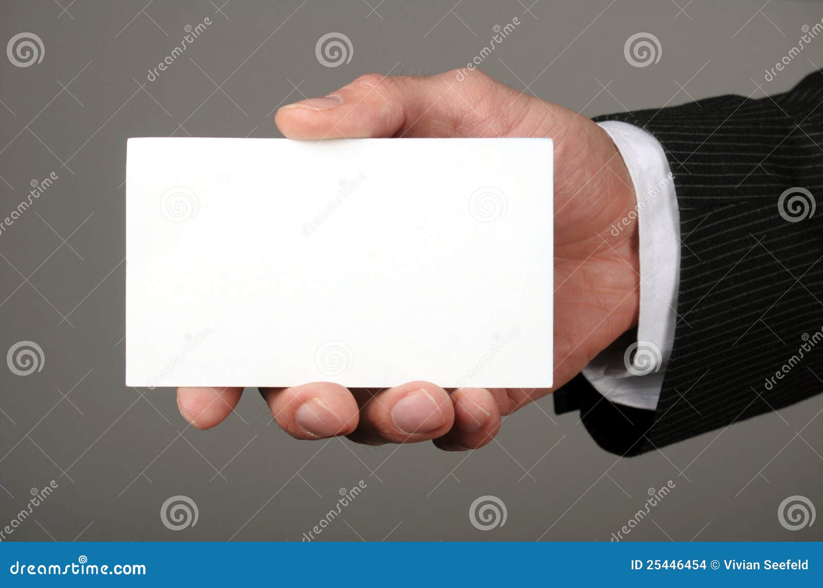 Business man offering card stock photo. Image of manager - 25446454