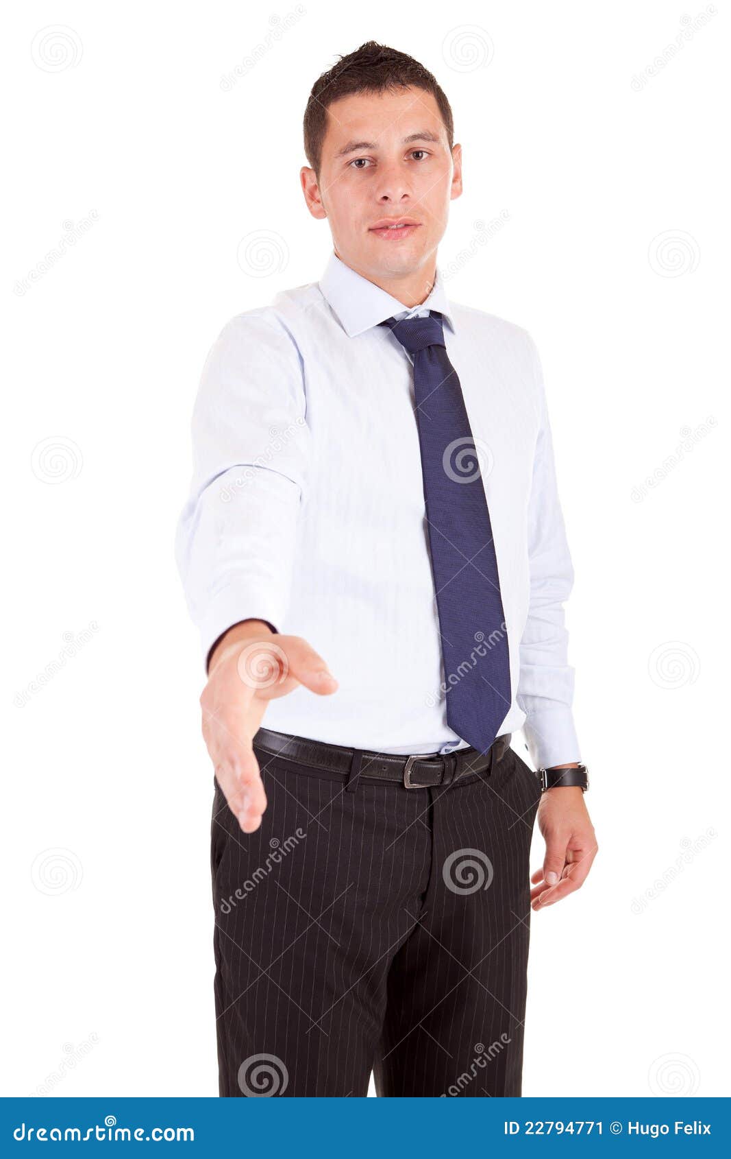 Business Man Offering Handshake Stock Image - Image of communication ...