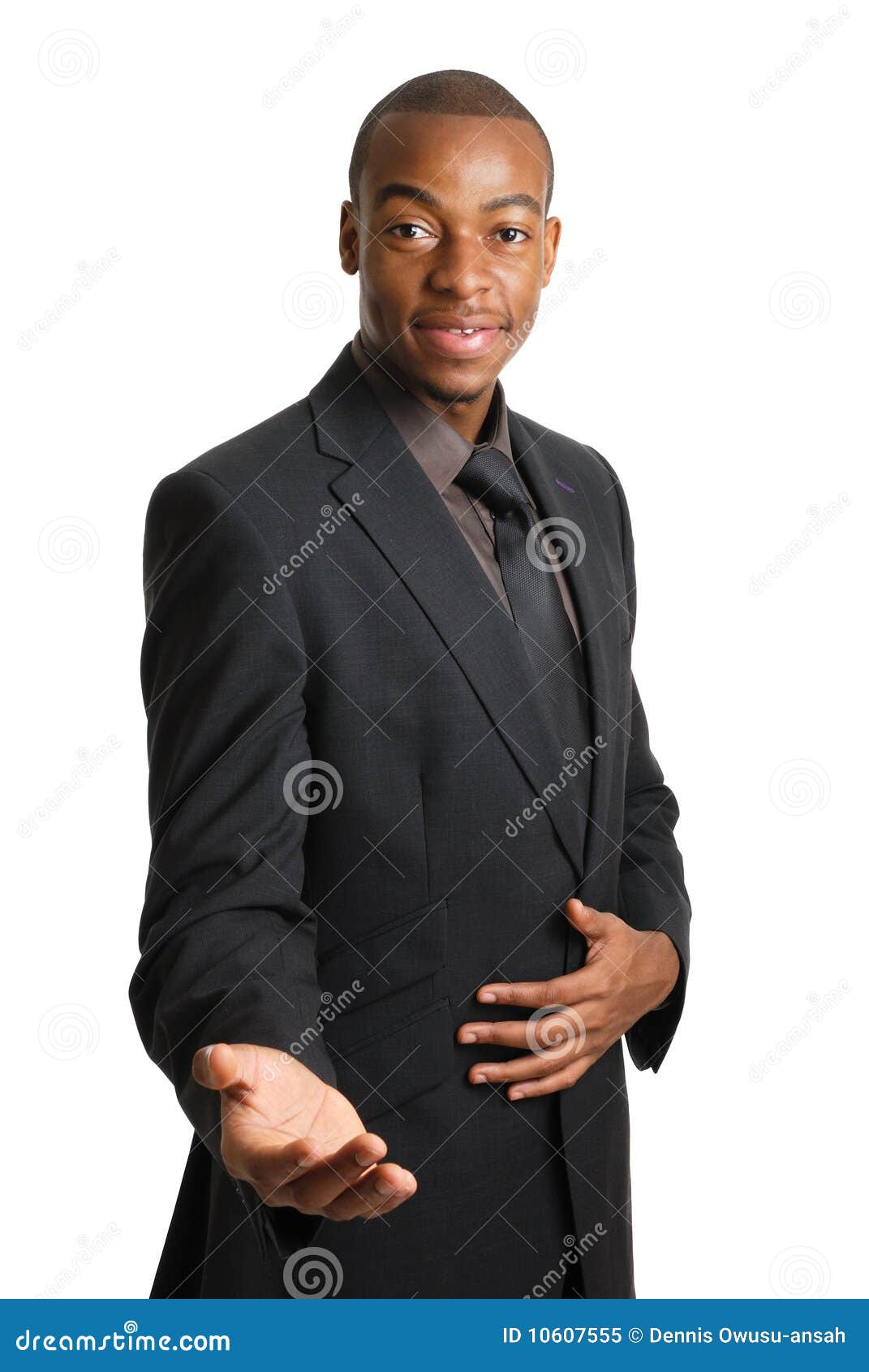 Business Man Offering a Handshake and Help Stock Image - Image of ...