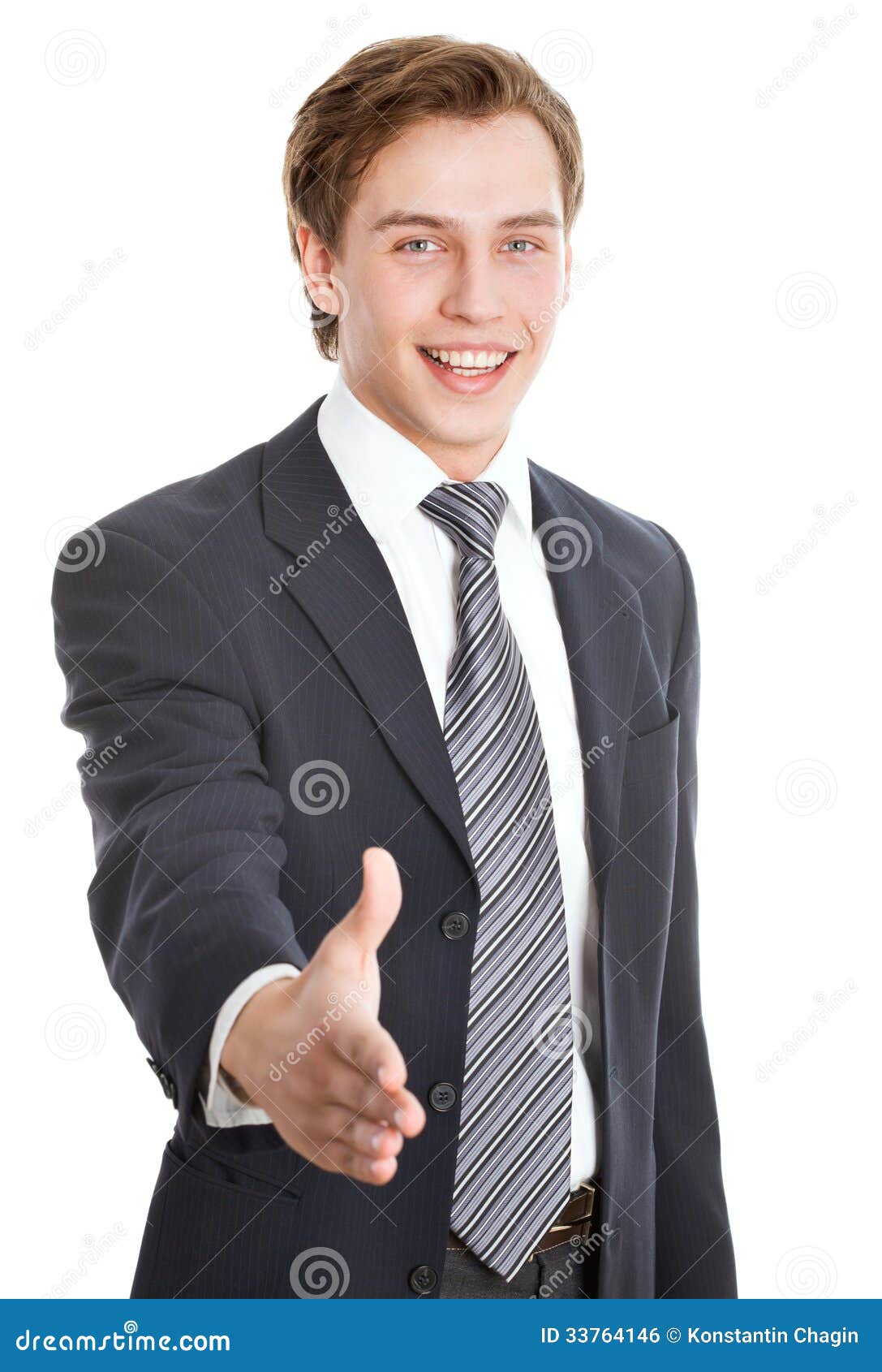 Business Man Offering a Handshake Stock Photo - Image of adult ...