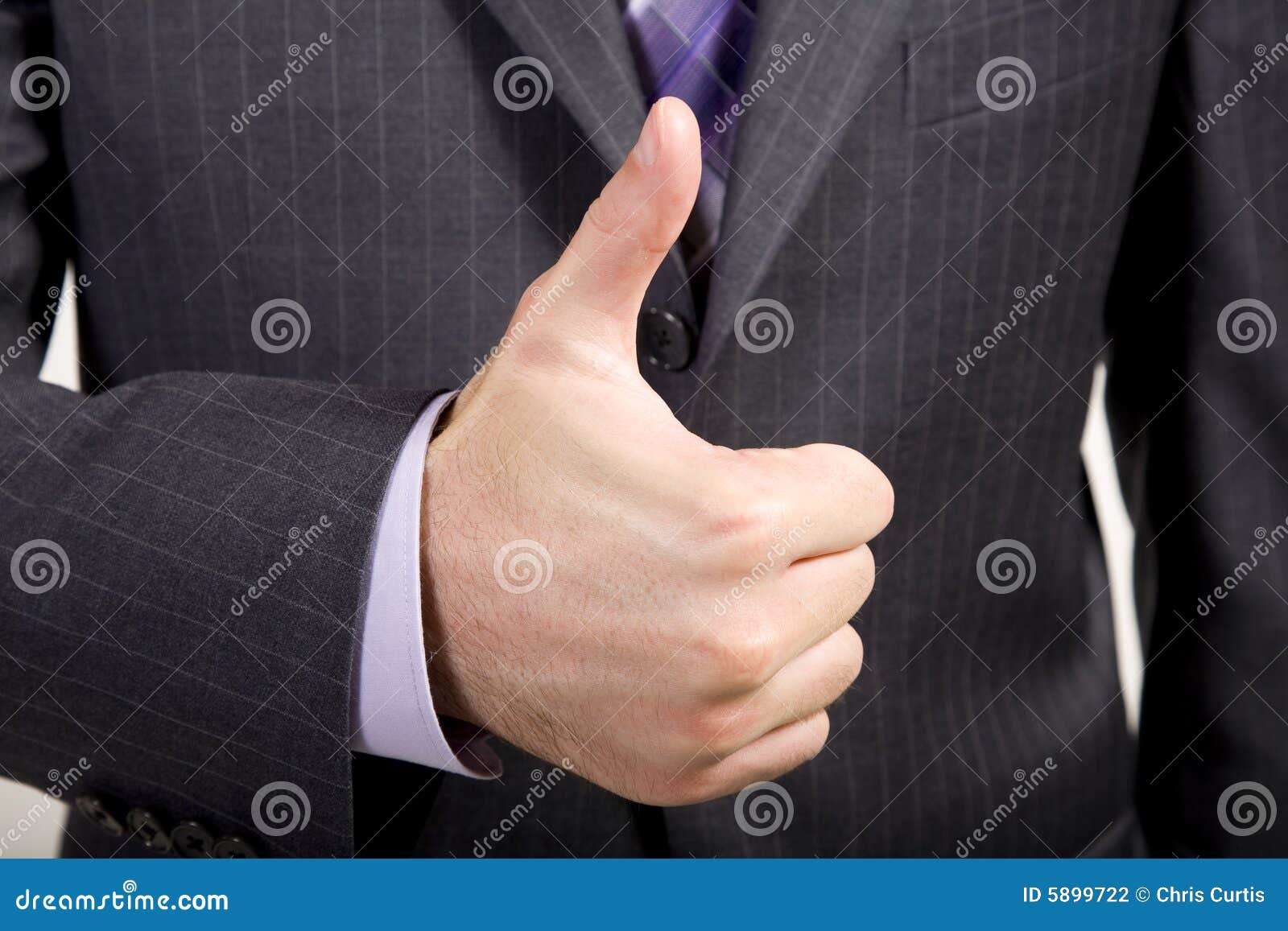 Business Man Offers Thumbs-Up Stock Photo - Image of success ...