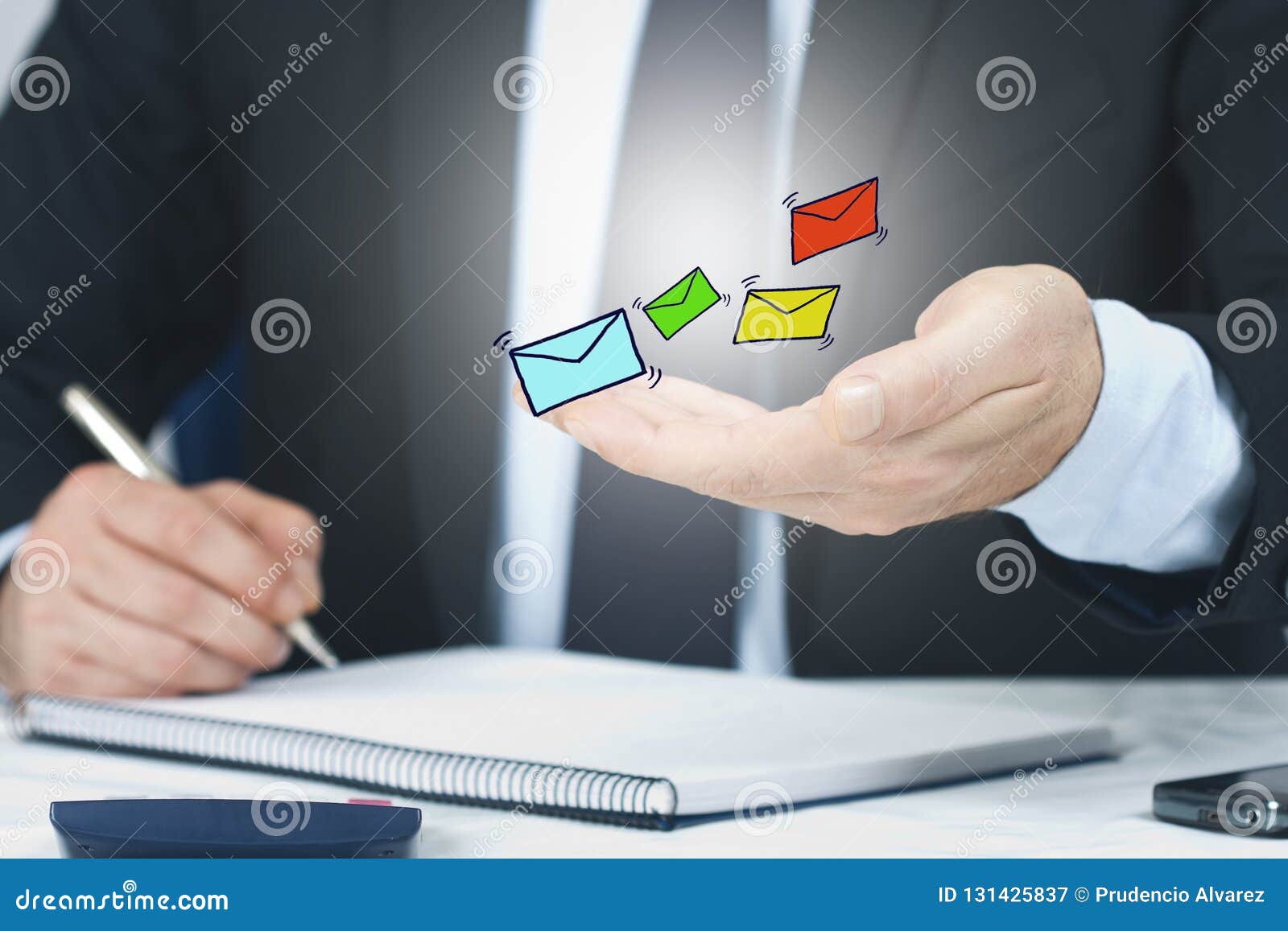In the office with email stock image. Image of laptop - 131425837