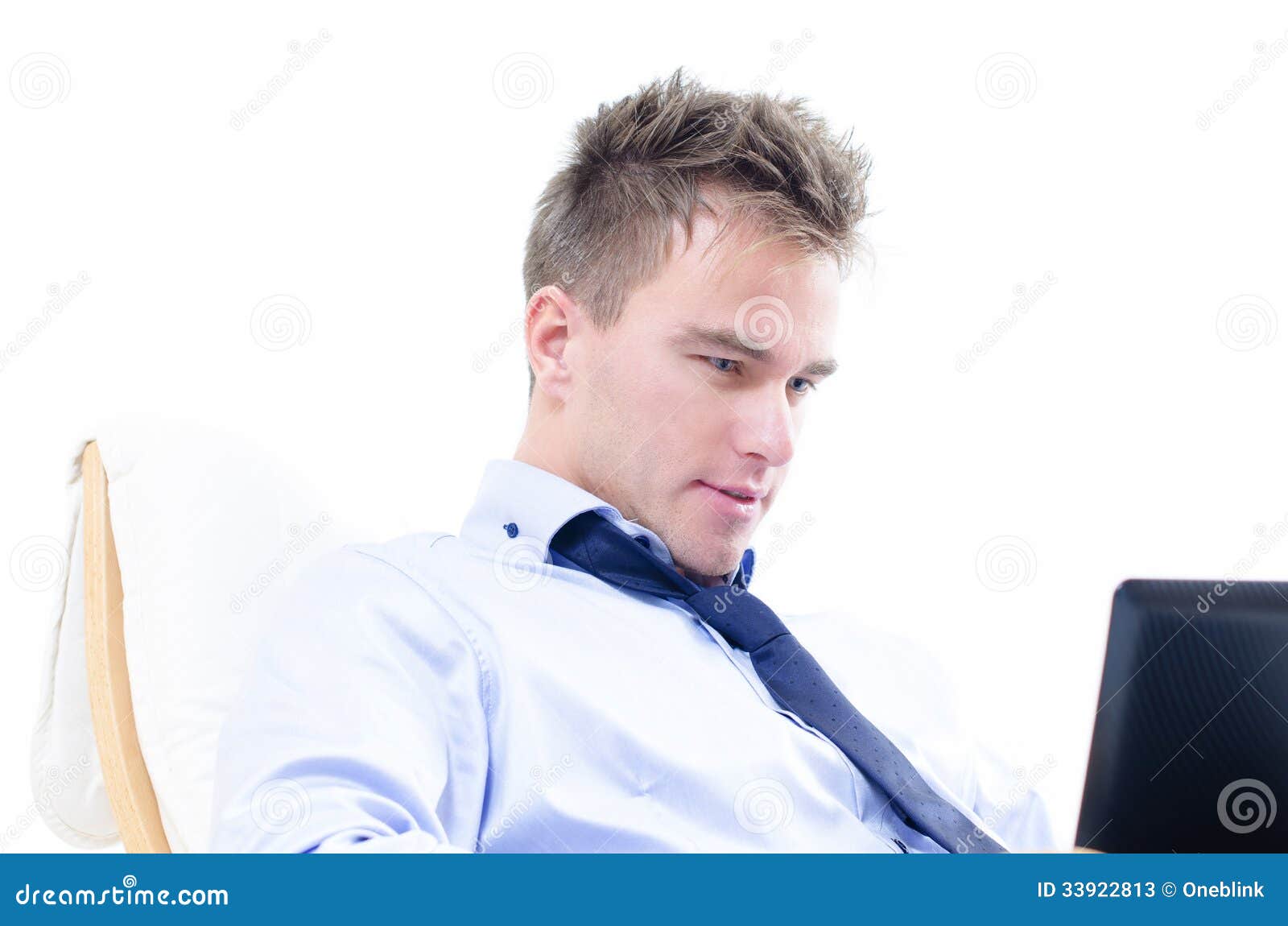 Business man at Office stock image. Image of presentation - 33922813