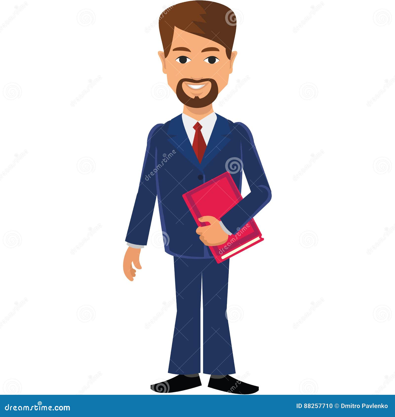Business man stock vector. Illustration of presentation - 88257710