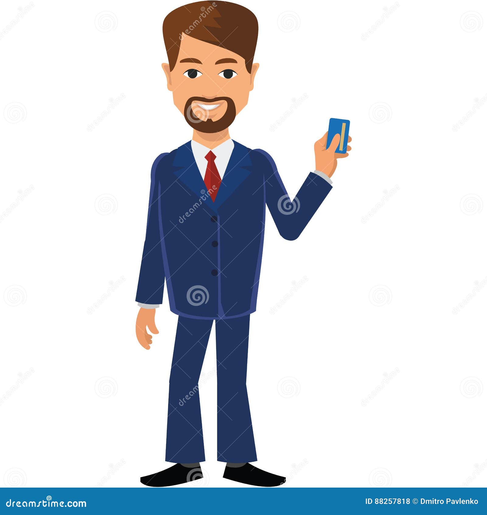 Business man stock illustration. Illustration of character - 88257818