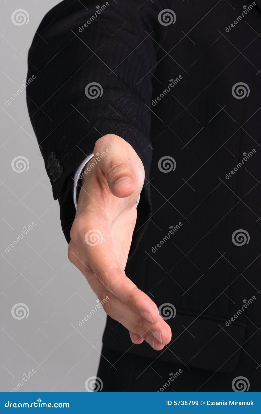 Business Man with an Open Hand Stock Image - Image of kind, greeting ...