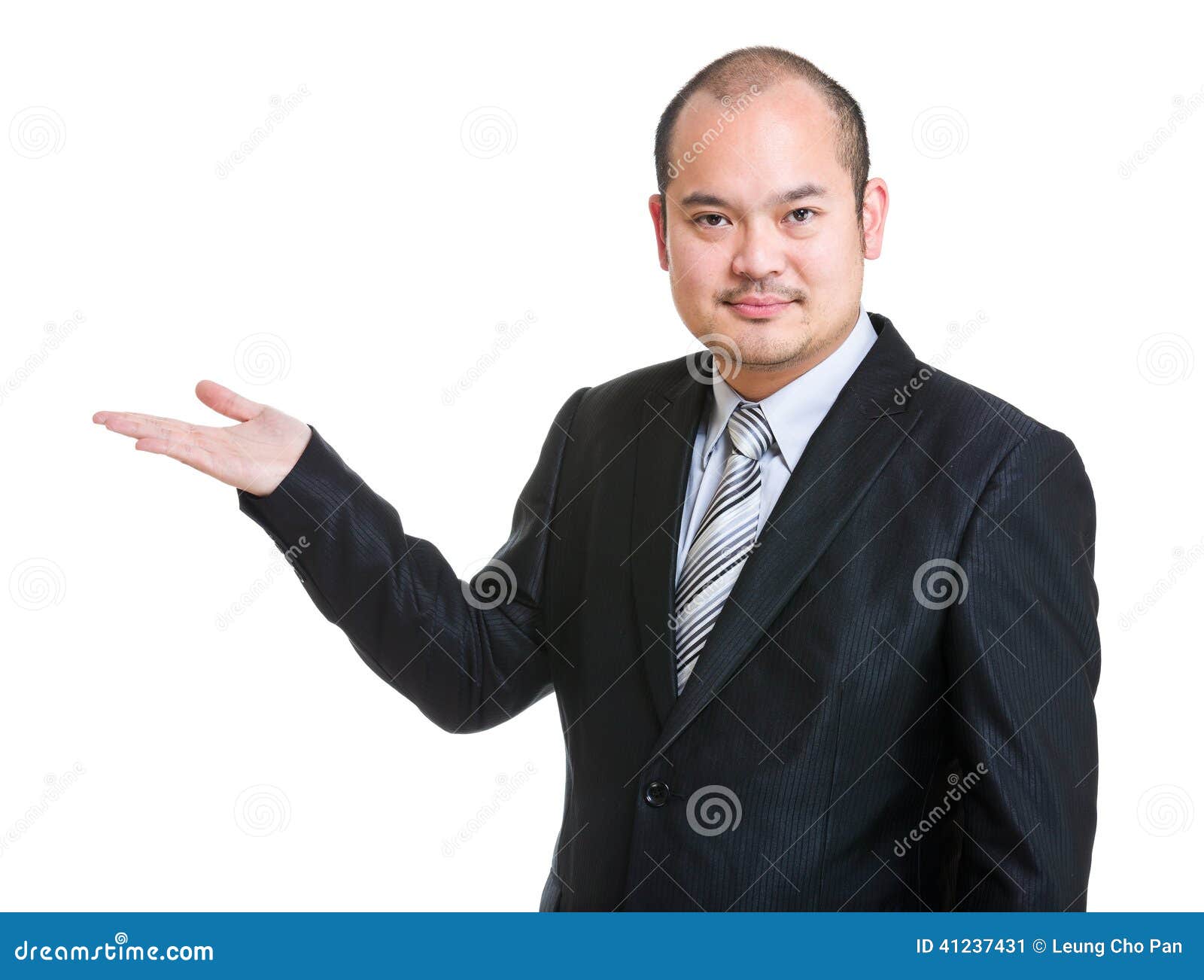 Business man open hand stock image. Image of chinese - 41237431