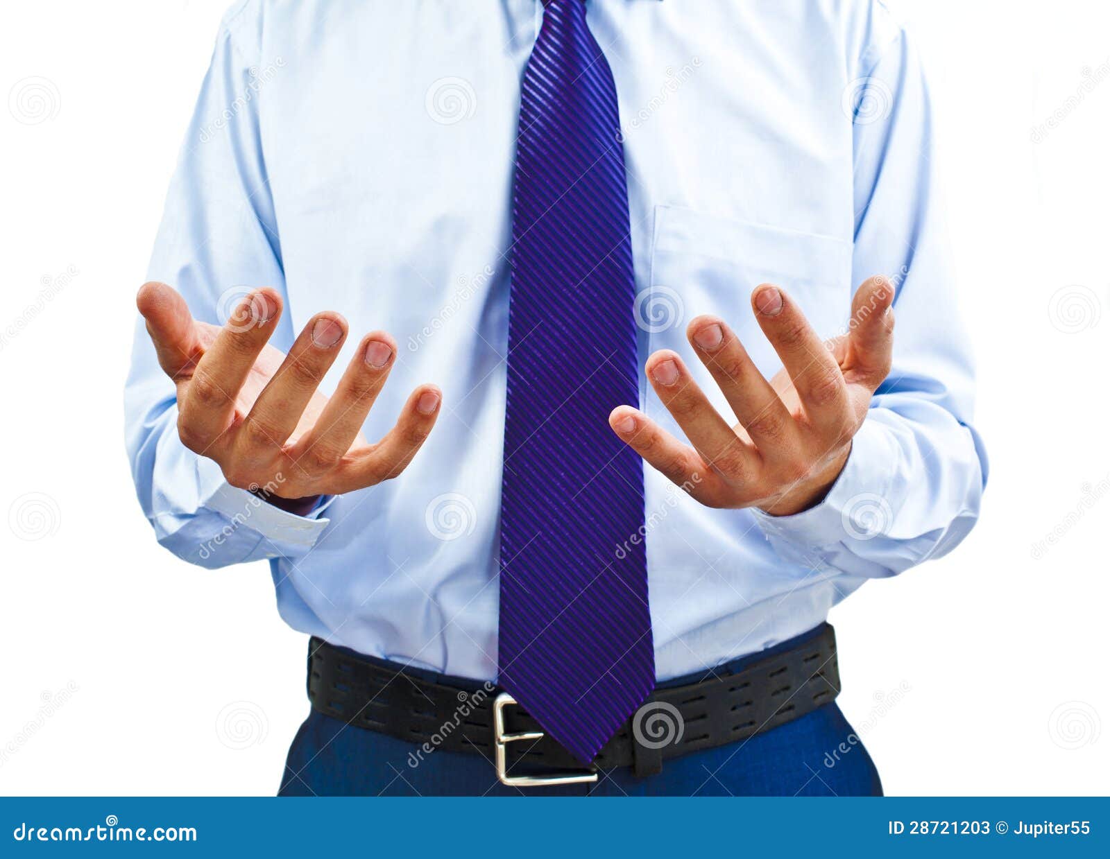 Business Man with Open Hands Stock Image - Image of business, irritated ...