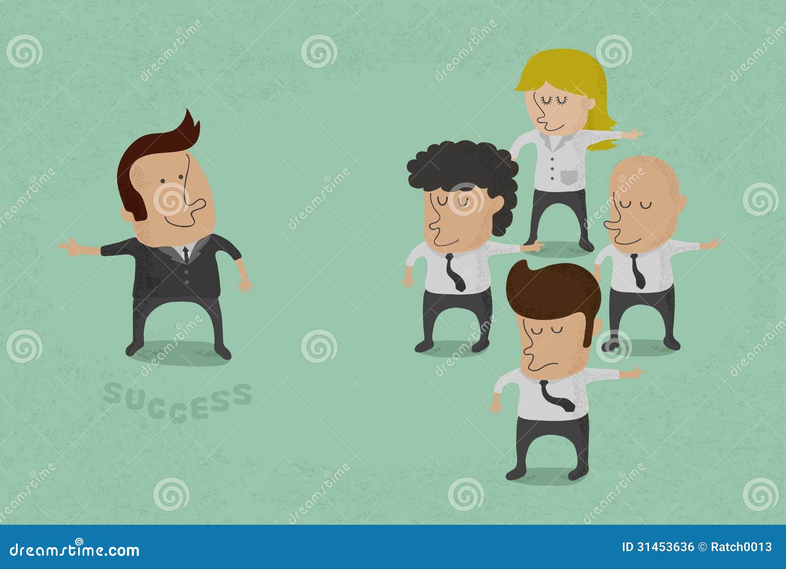 Business Man Opposition Eps10 Format Stock Vector - Illustration of ...