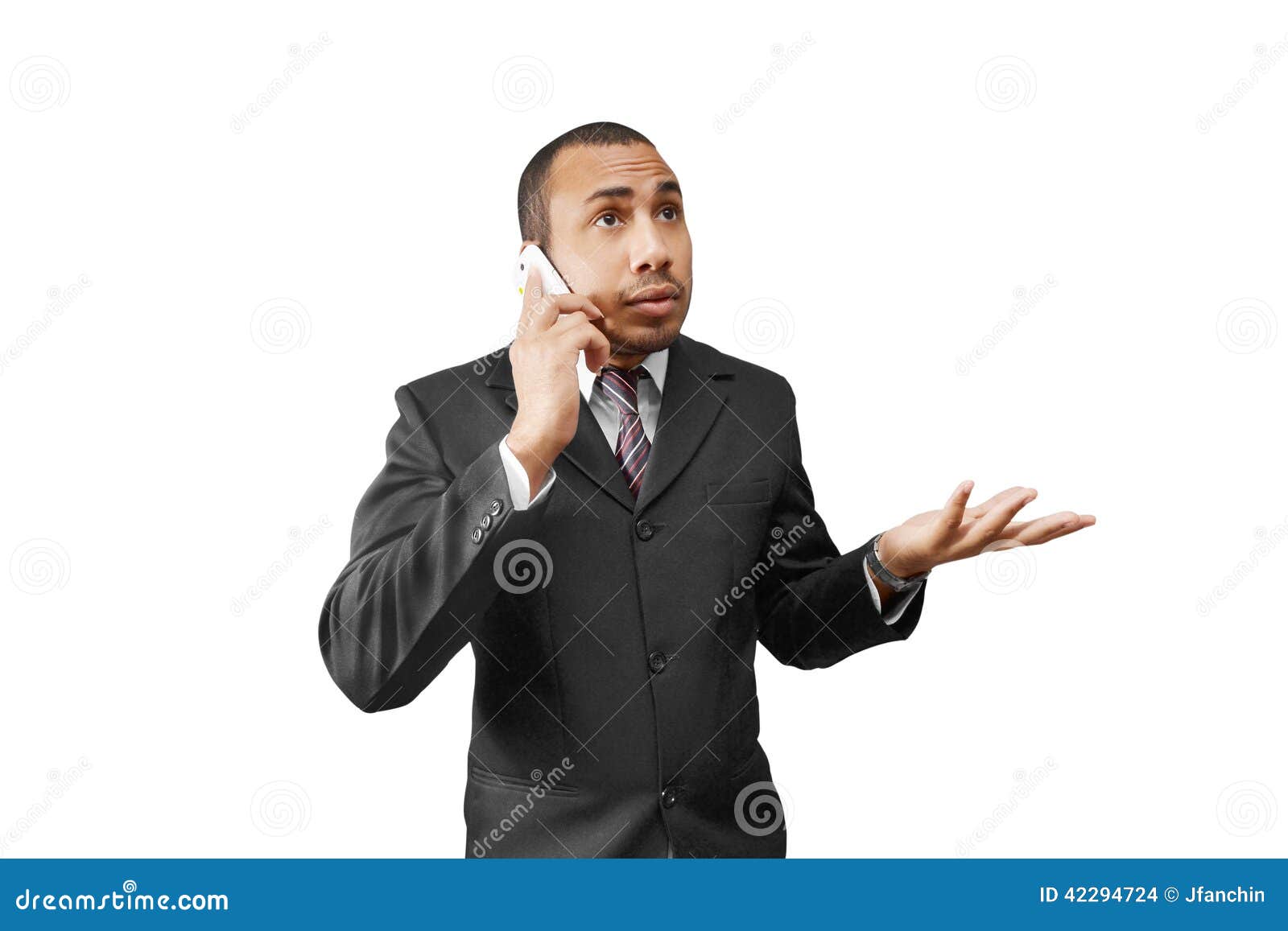 Business man on phone stock photo. Image of goal, conversation - 42294724