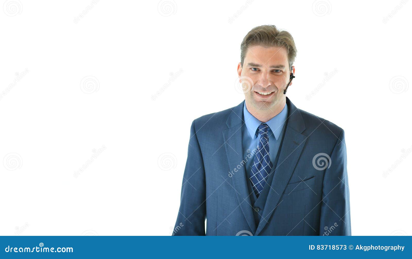 Business Man on Phone with Client or Customer Service Representative ...