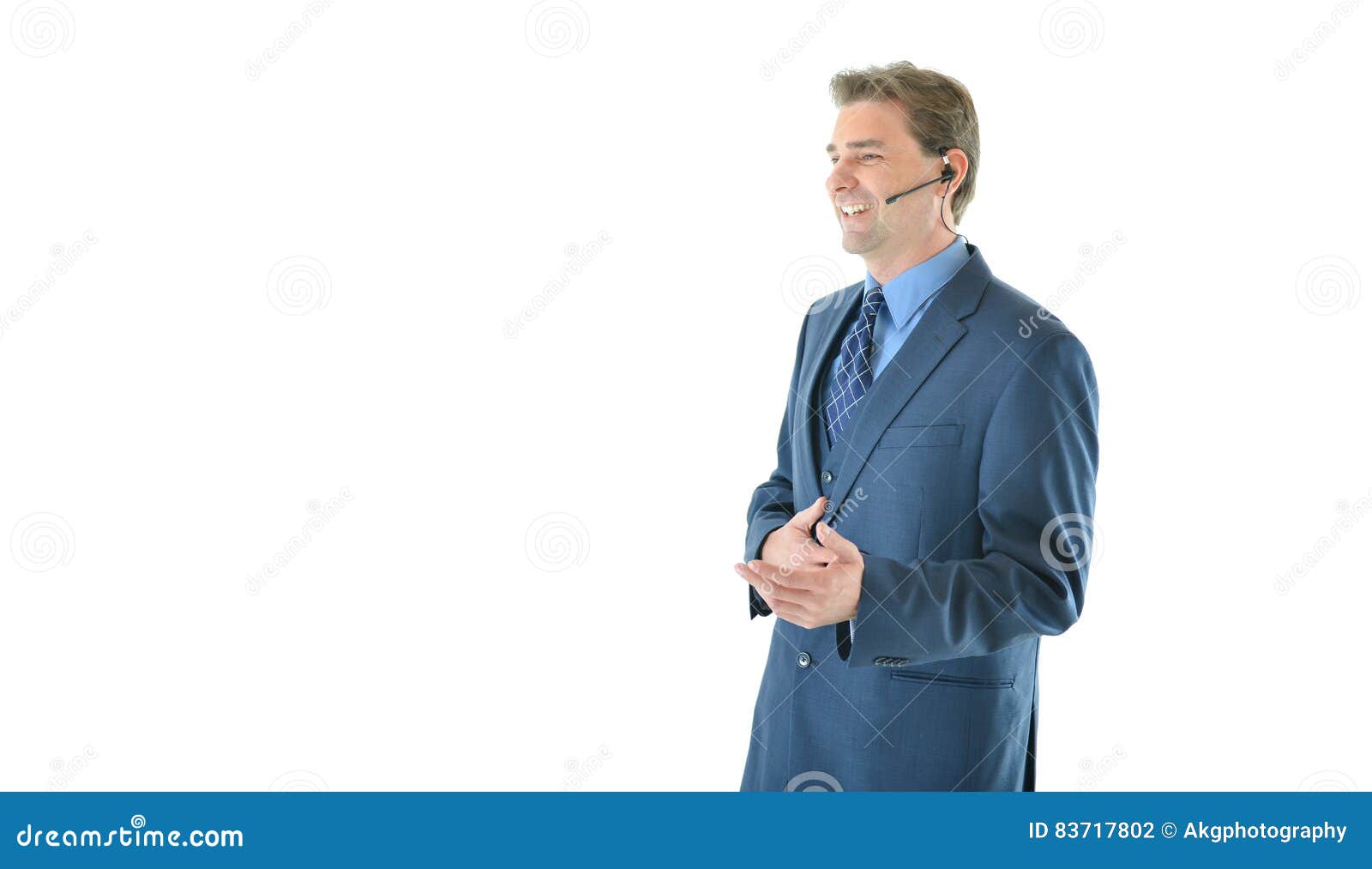 Business Man on the Phone or Customer Service Representative Stock ...