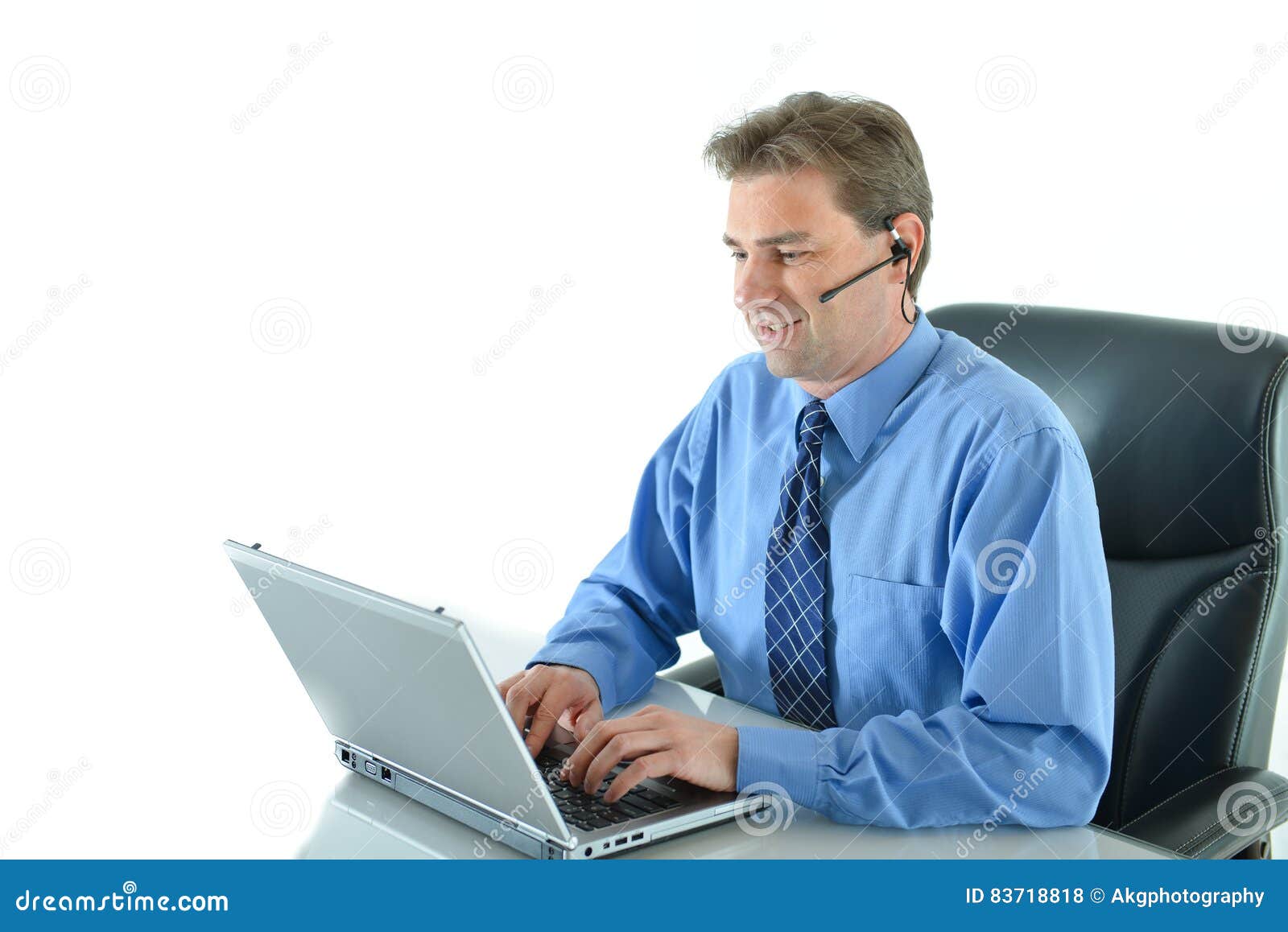 Business Man on the Phone Working Stock Photo - Image of executive ...