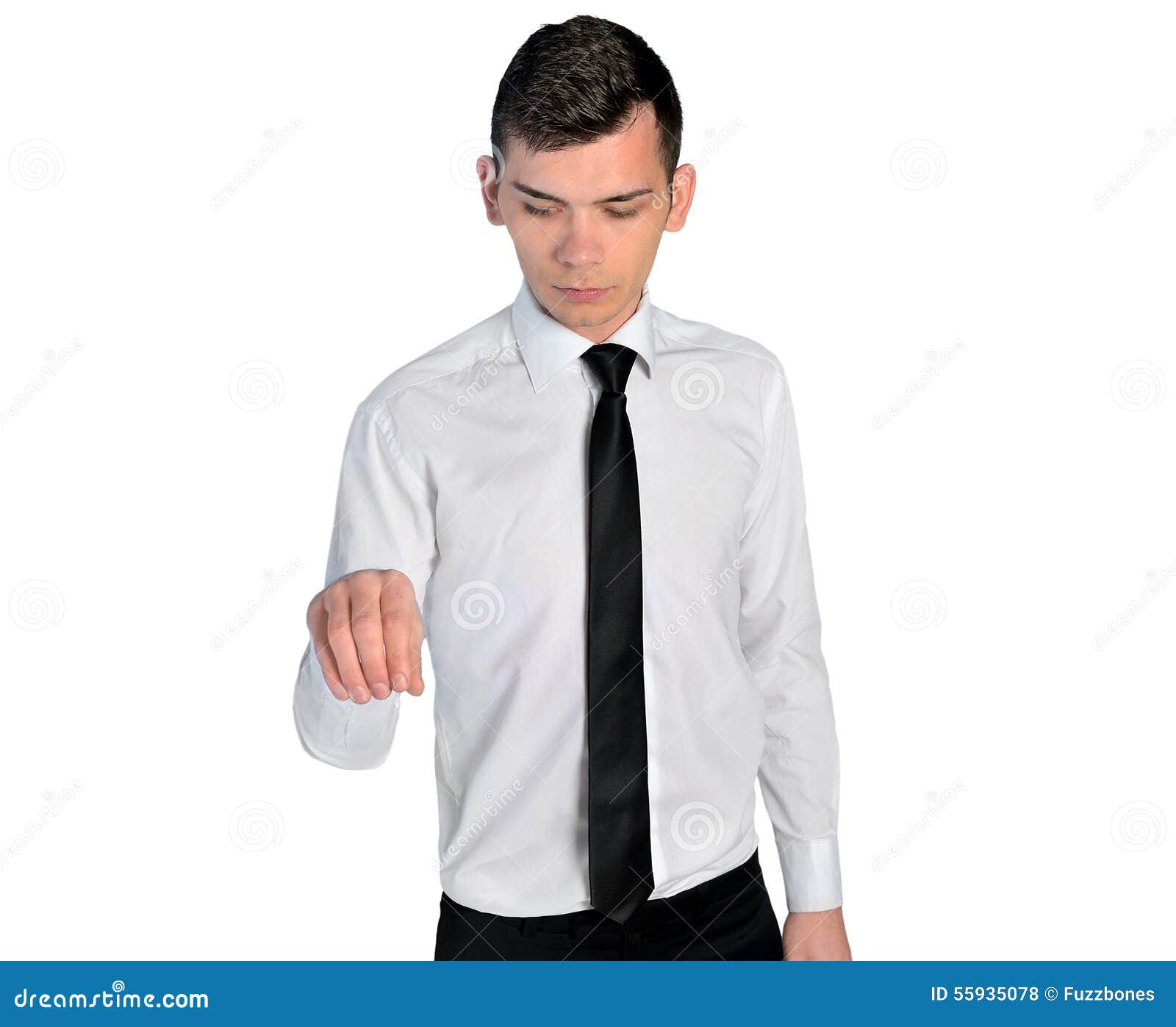 Business Man Pick Something Stock Photo - Image of business, picking ...