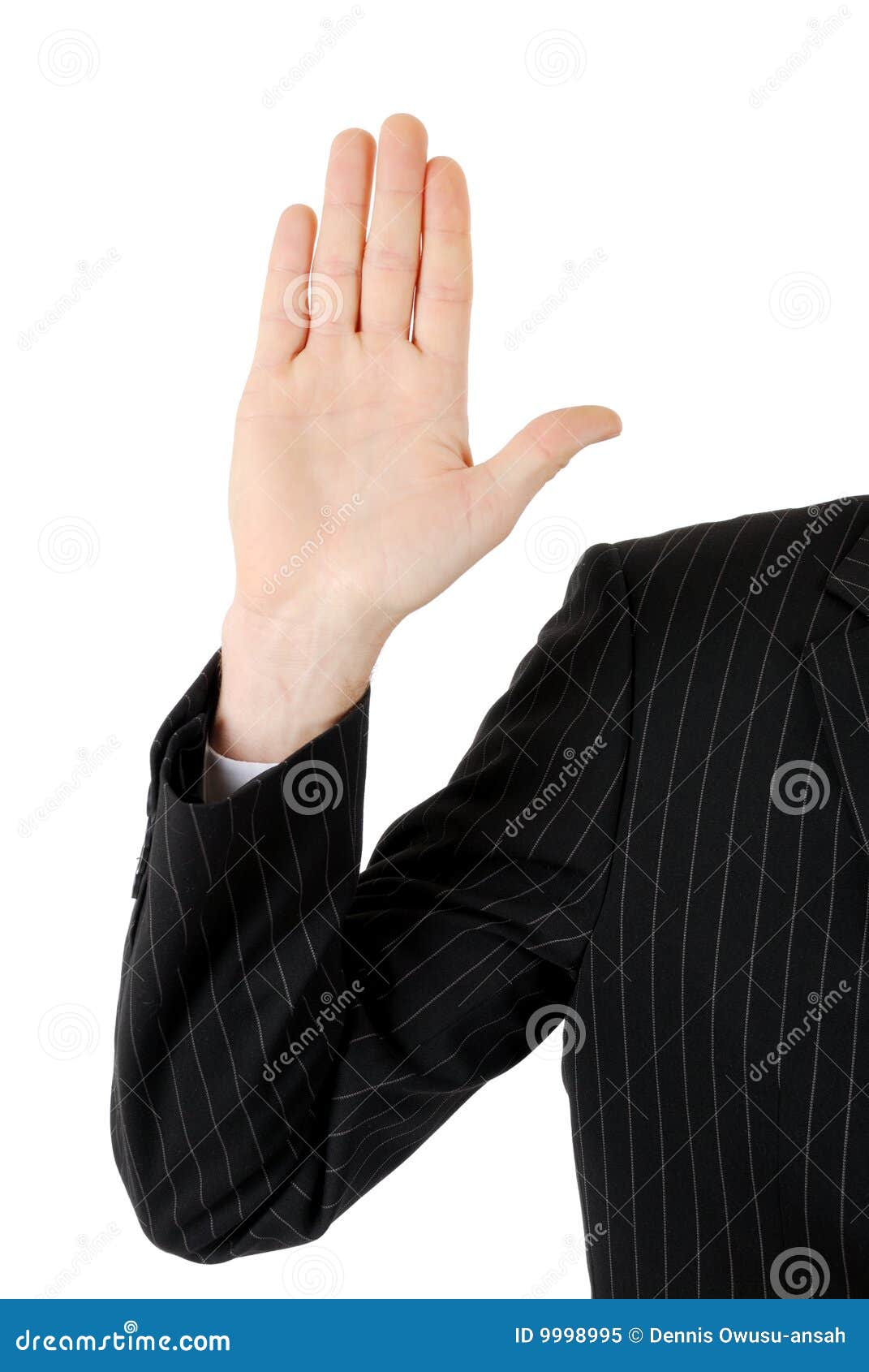 Business man pledging stock image. Image of businessman - 9998995