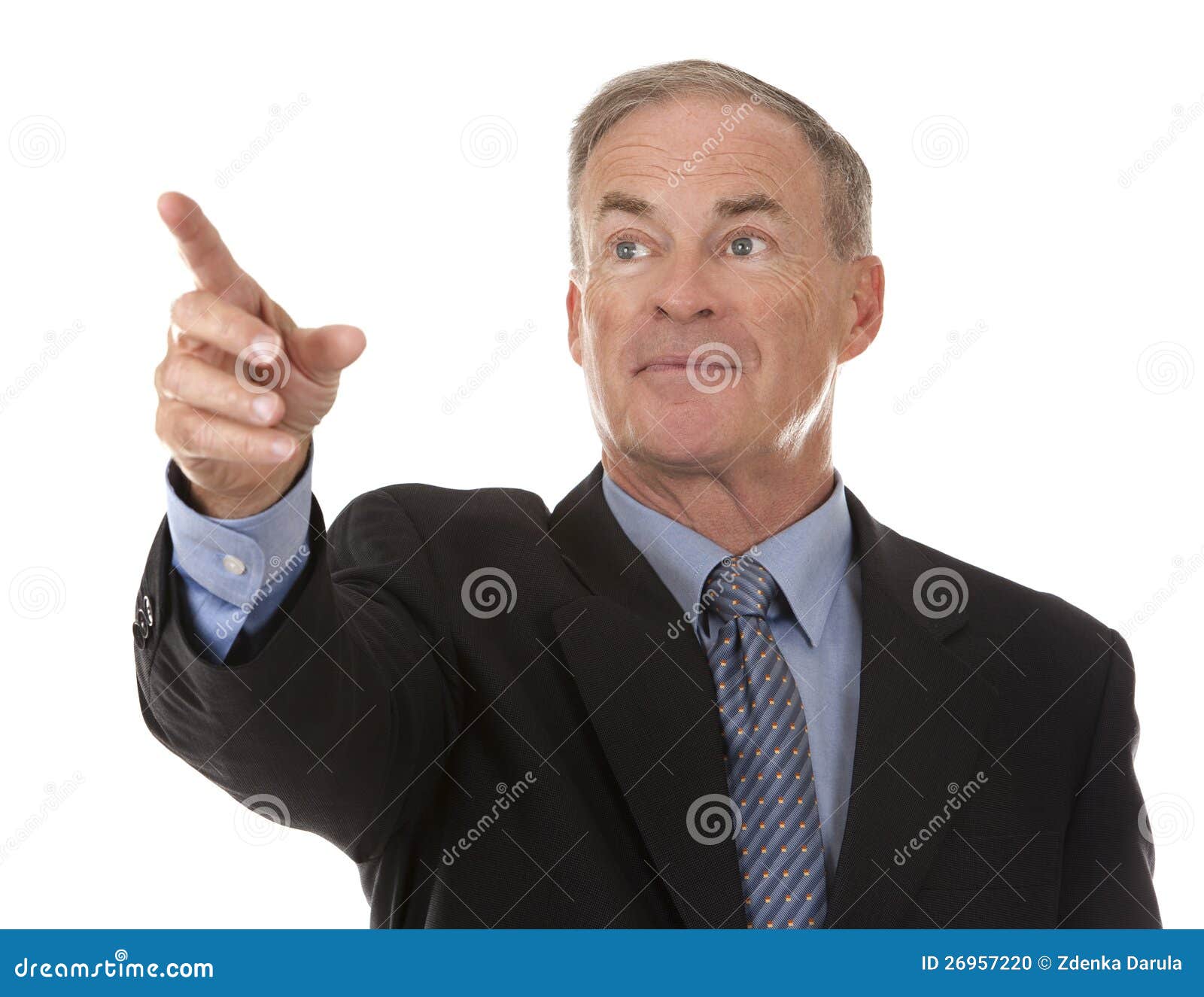 Business man pointing stock photo. Image of occupation - 26957220