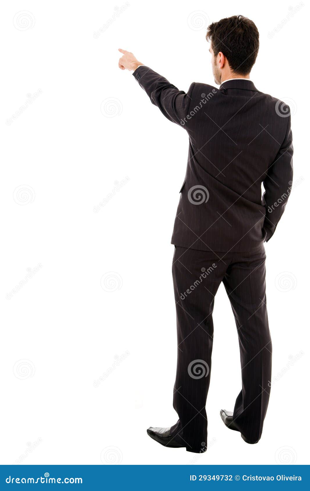 Business man pointing stock photo. Image of caucasian - 29349732
